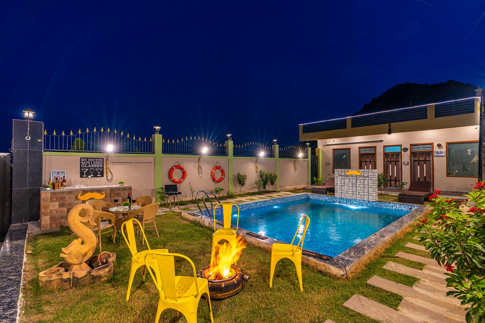 Rooms of Badshah Farmstay by VEO - Part of StayVista - Farm House in ...