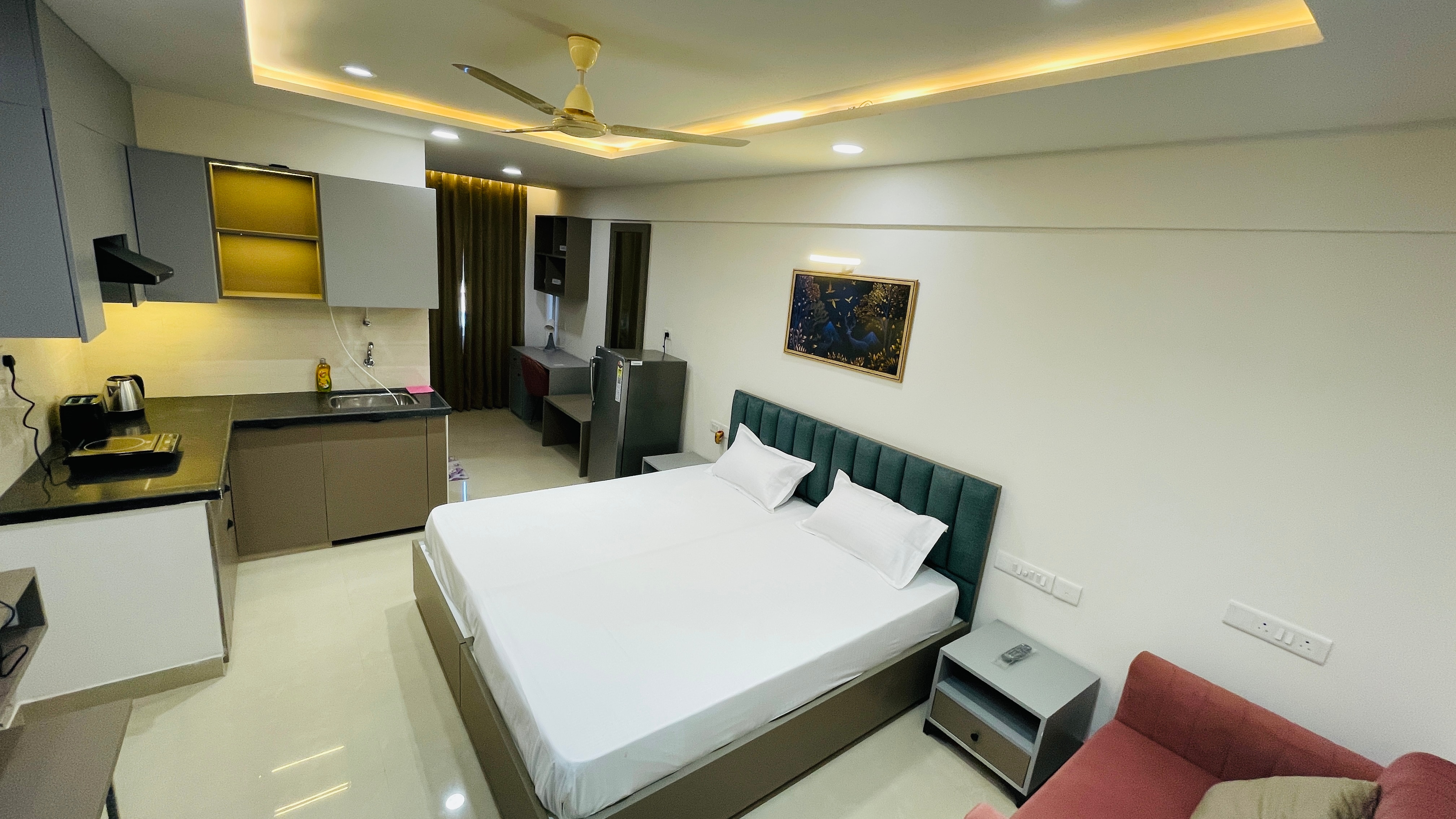 Bright & Cozy Studio Getaway 𝗕𝗢𝗢𝗞 Jaipur Apartment