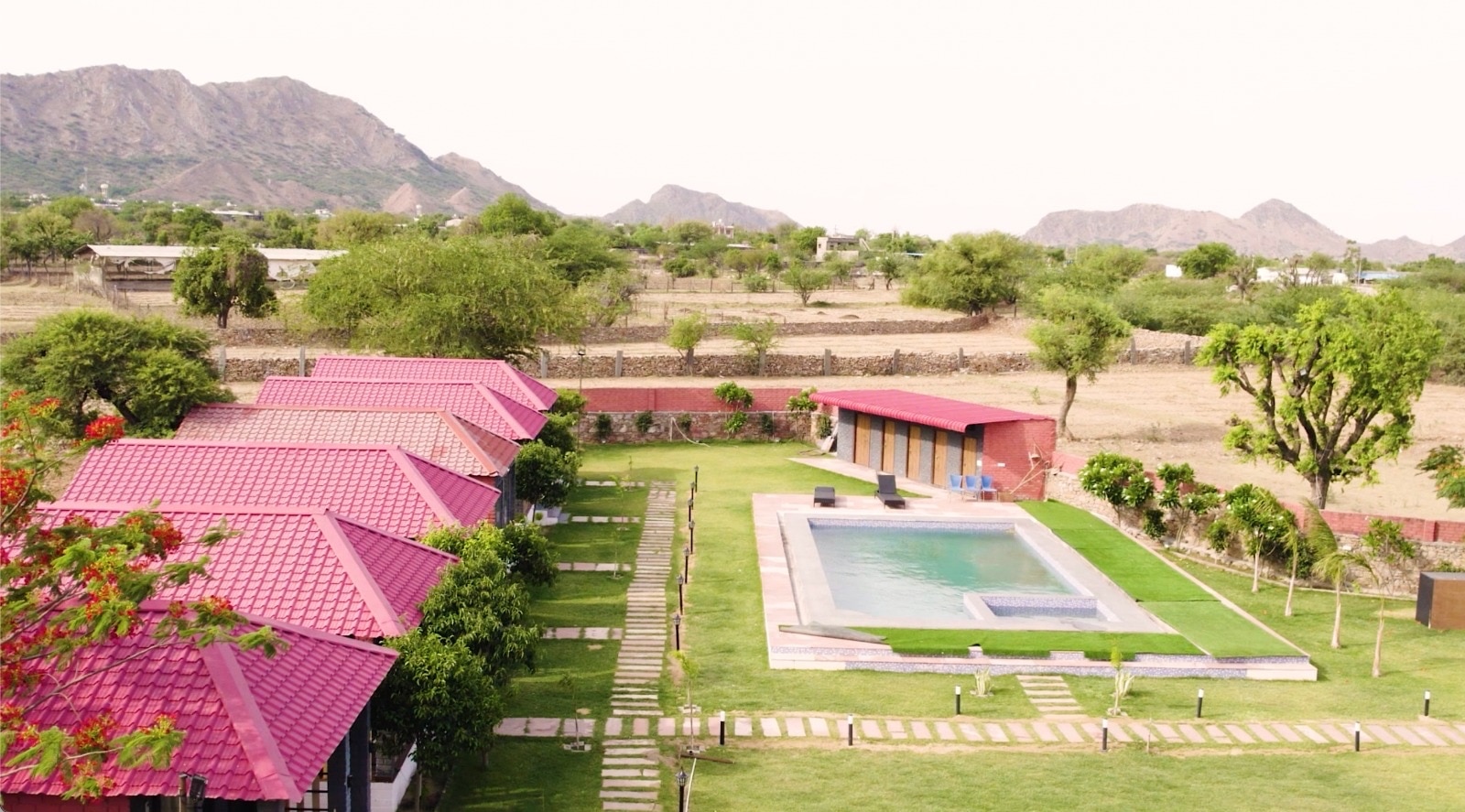 Solace Tranquil Farm Villas x4 with Pool Nature Meets Comfort Ajmer ...