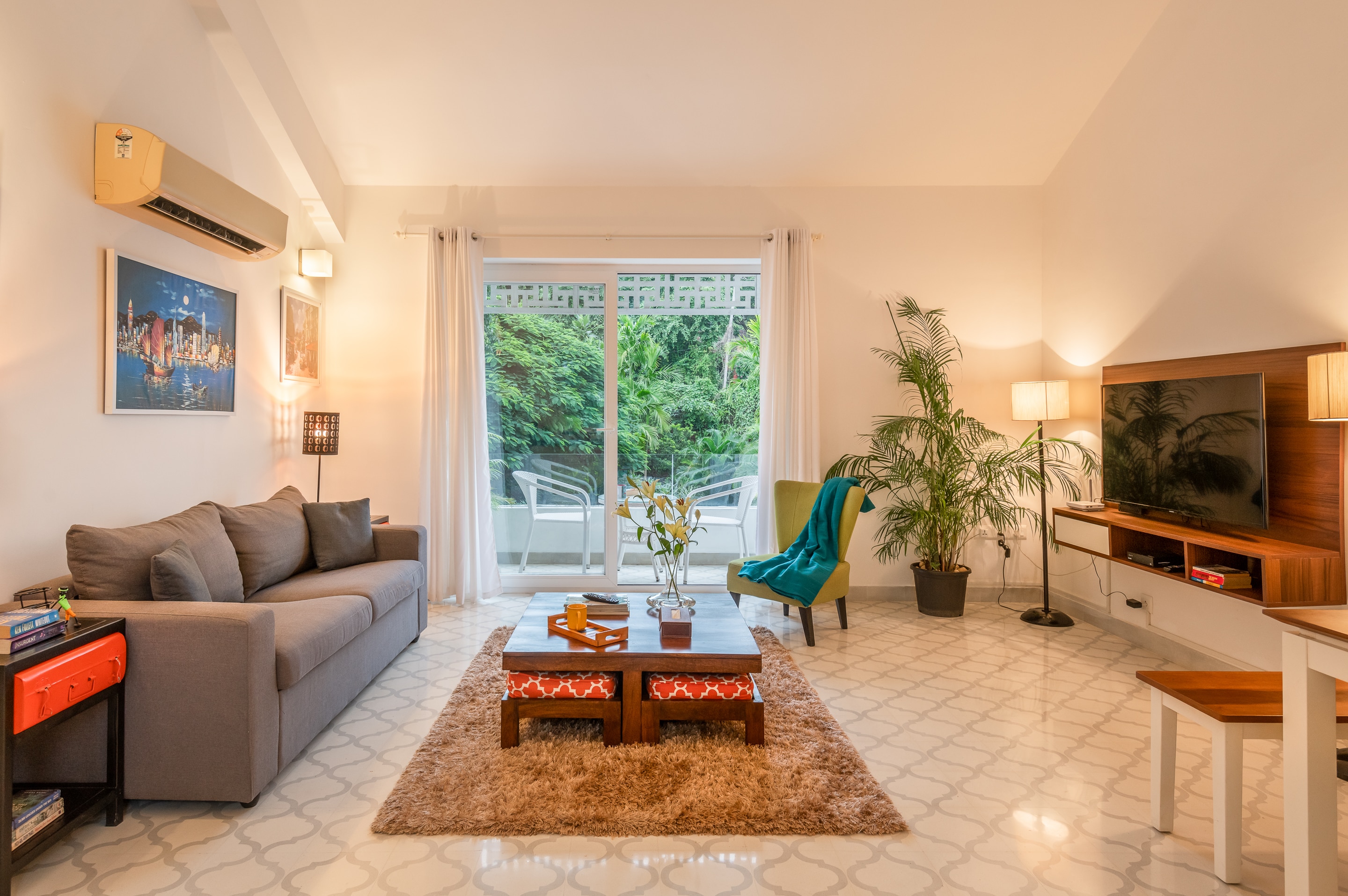 Santa Terra Studio at Reis Magos by The Blue Kite (205) 𝗕𝗢𝗢𝗞 Goa Apartment