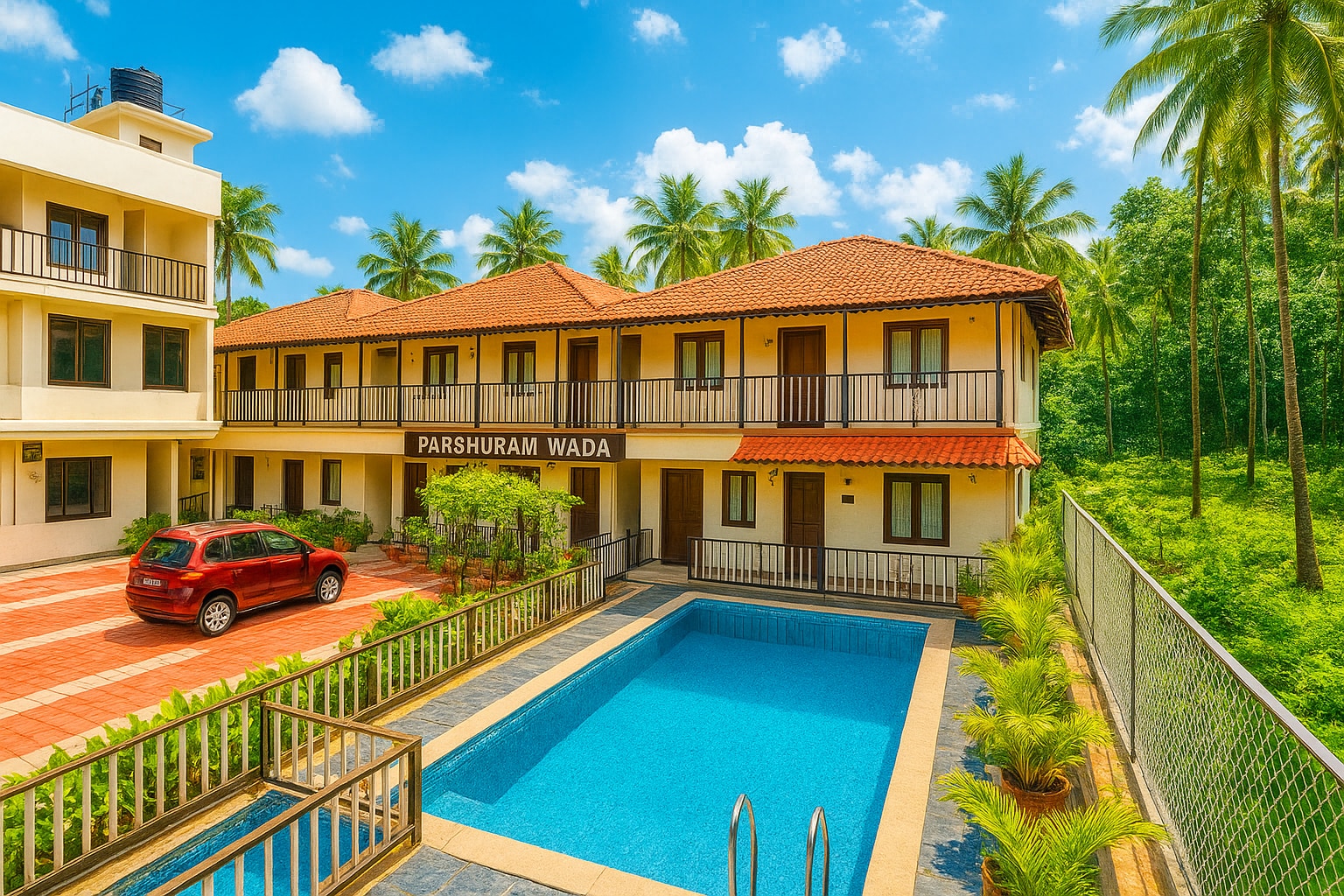 Hotel Parshuram Wada 𝗕𝗢𝗢𝗞 Alibaug Resort
