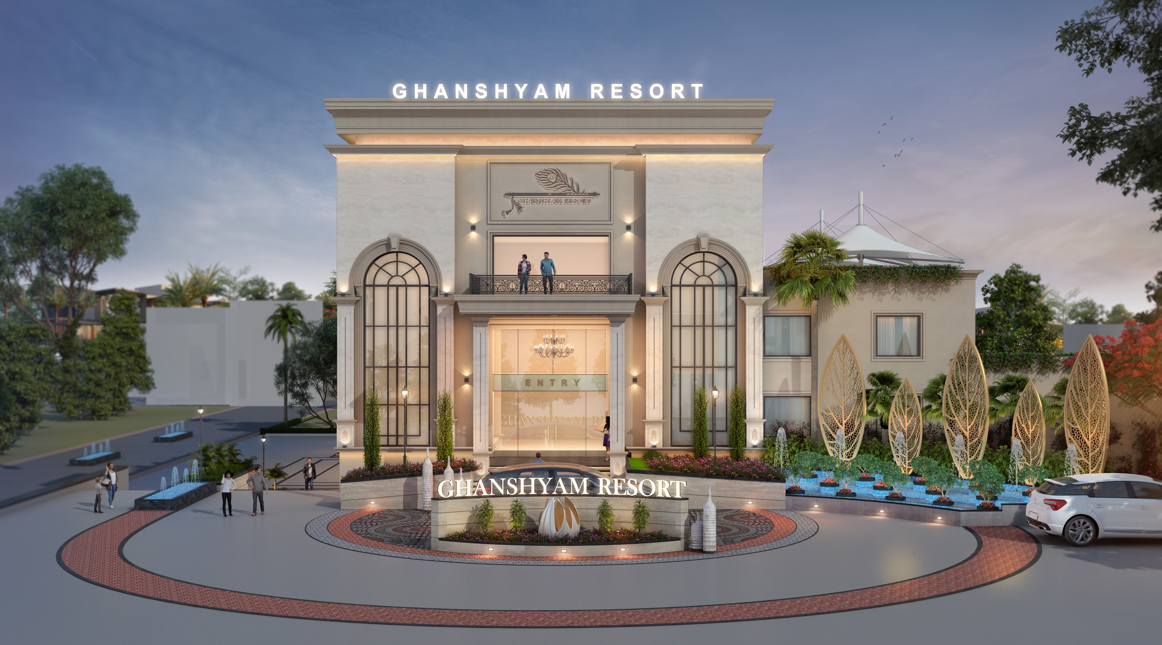 Ghanshyam Resort 𝗕𝗢𝗢𝗞 Devgadh Bariya Resort