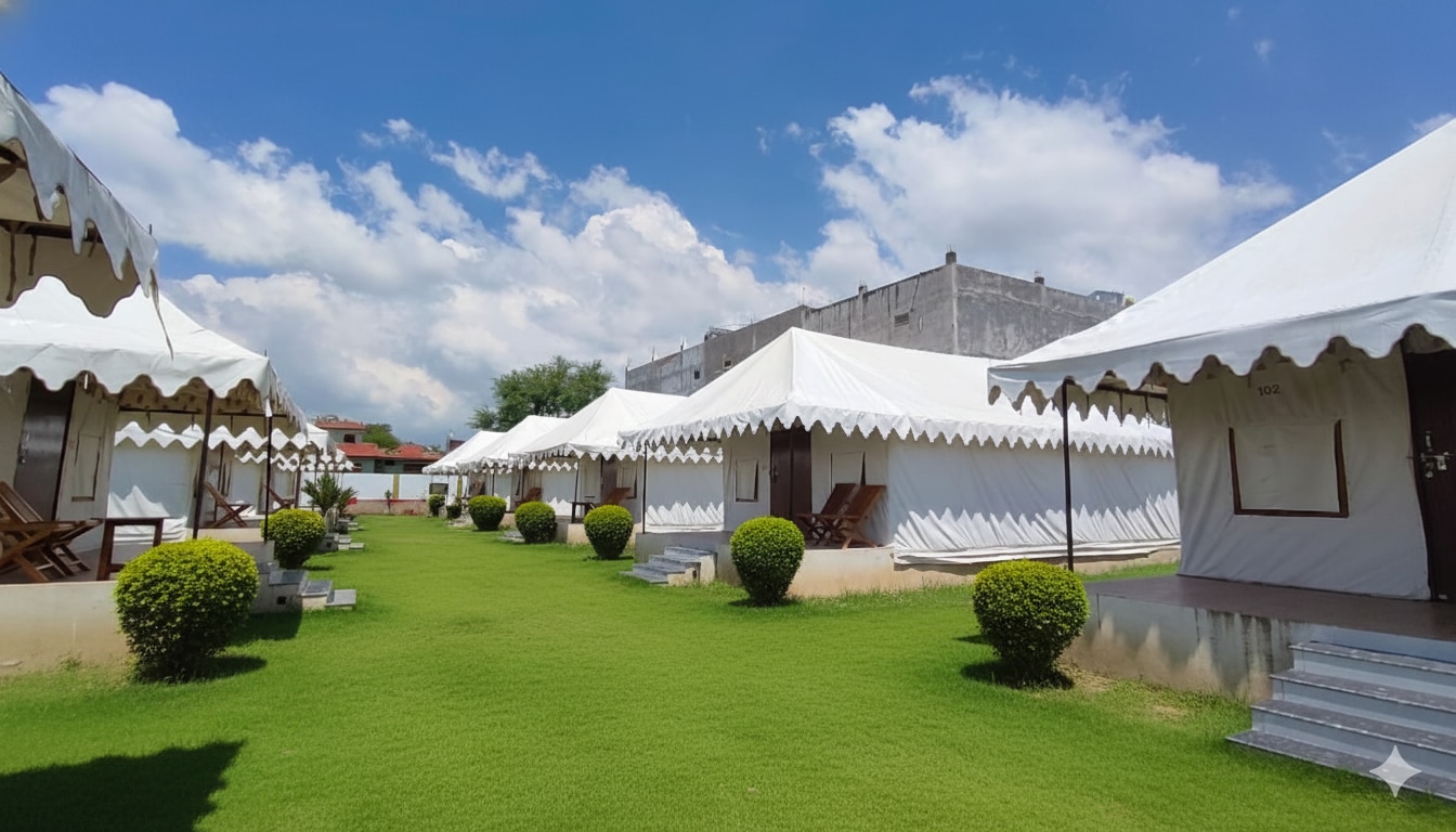 Vivek Srishti Resort Ayodhya 𝗕𝗢𝗢𝗞 Ayodhya Cottage