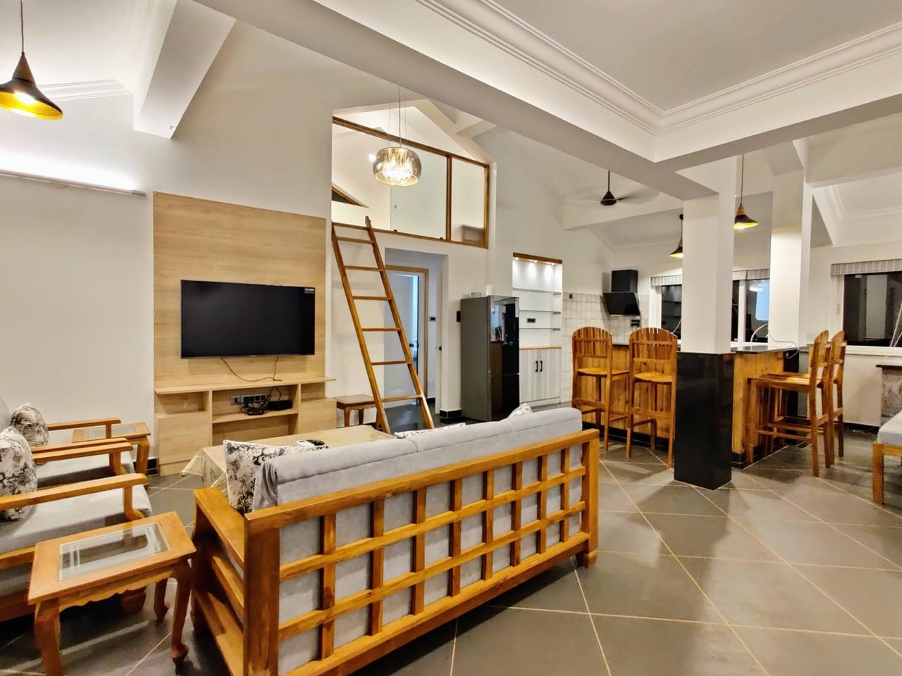 Luxurious 3BHK Grand River View Penthouse 𝗕𝗢𝗢𝗞 Goa Apartment
