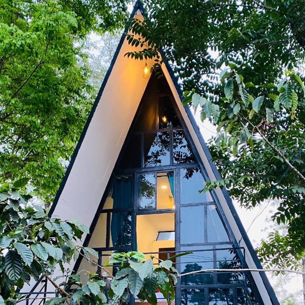 A Frame Villa with Swimming Pool 𝗕𝗢𝗢𝗞 Wayanad Camp