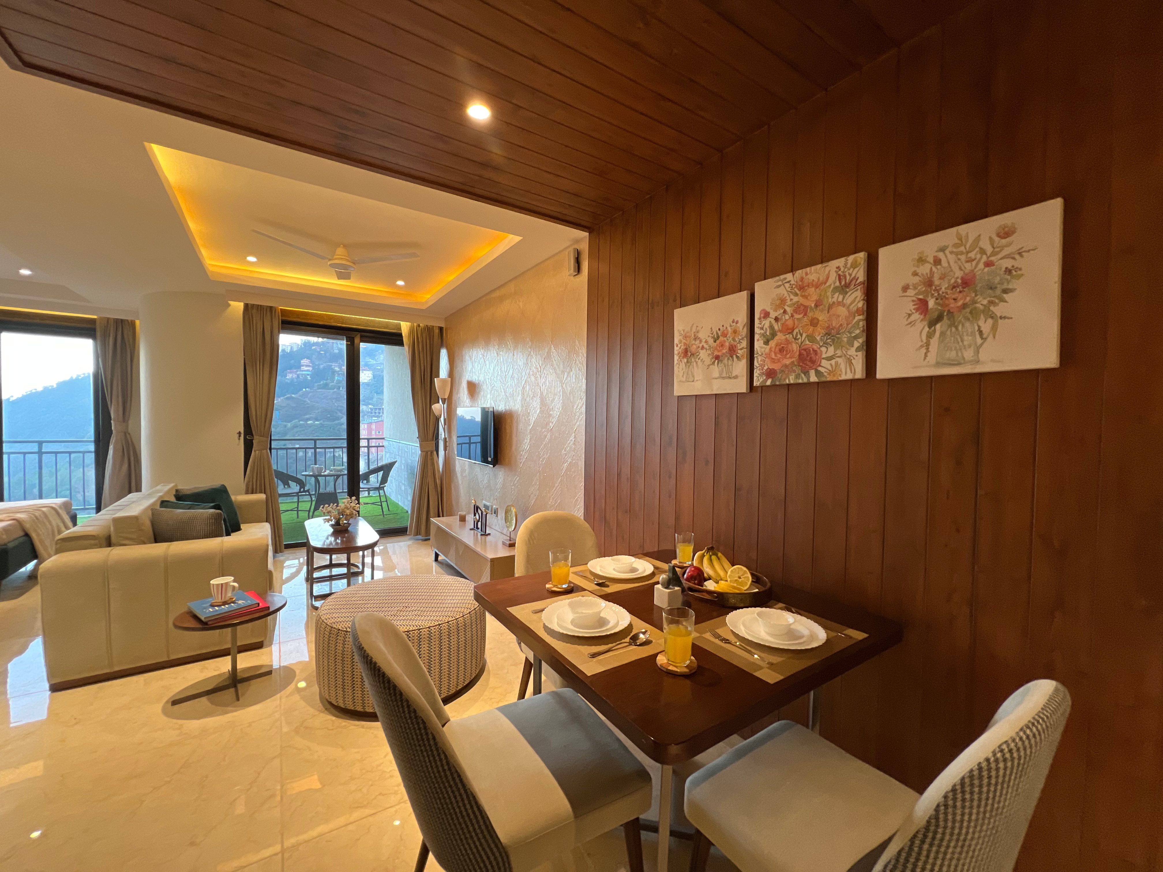 IOI SkyHigh Escape 1BHK 𝗕𝗢𝗢𝗞 Shimla Apartment
