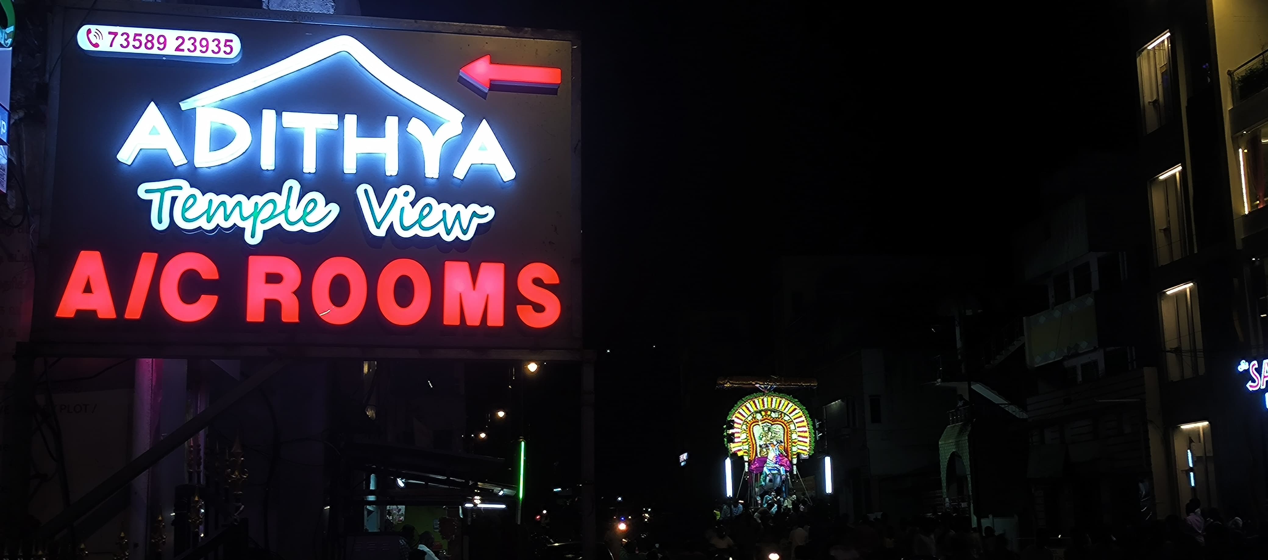 Address of ADITHYA TEMPLE VIEW - Hotel in Tiruvannamalai