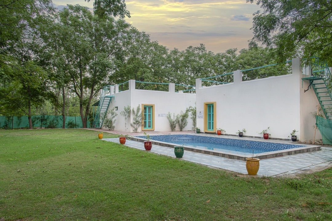 Forrest Farms - A Boutique Farm Stay 𝗕𝗢𝗢𝗞 New Chandigarh Farm House