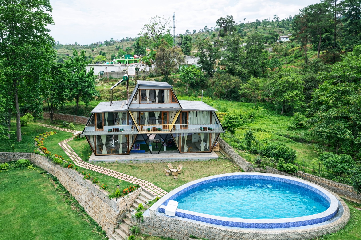 Himadvaya- The Himalayan Prism Resort Near Mukteshwar 𝗕𝗢𝗢𝗞 Almora Resort