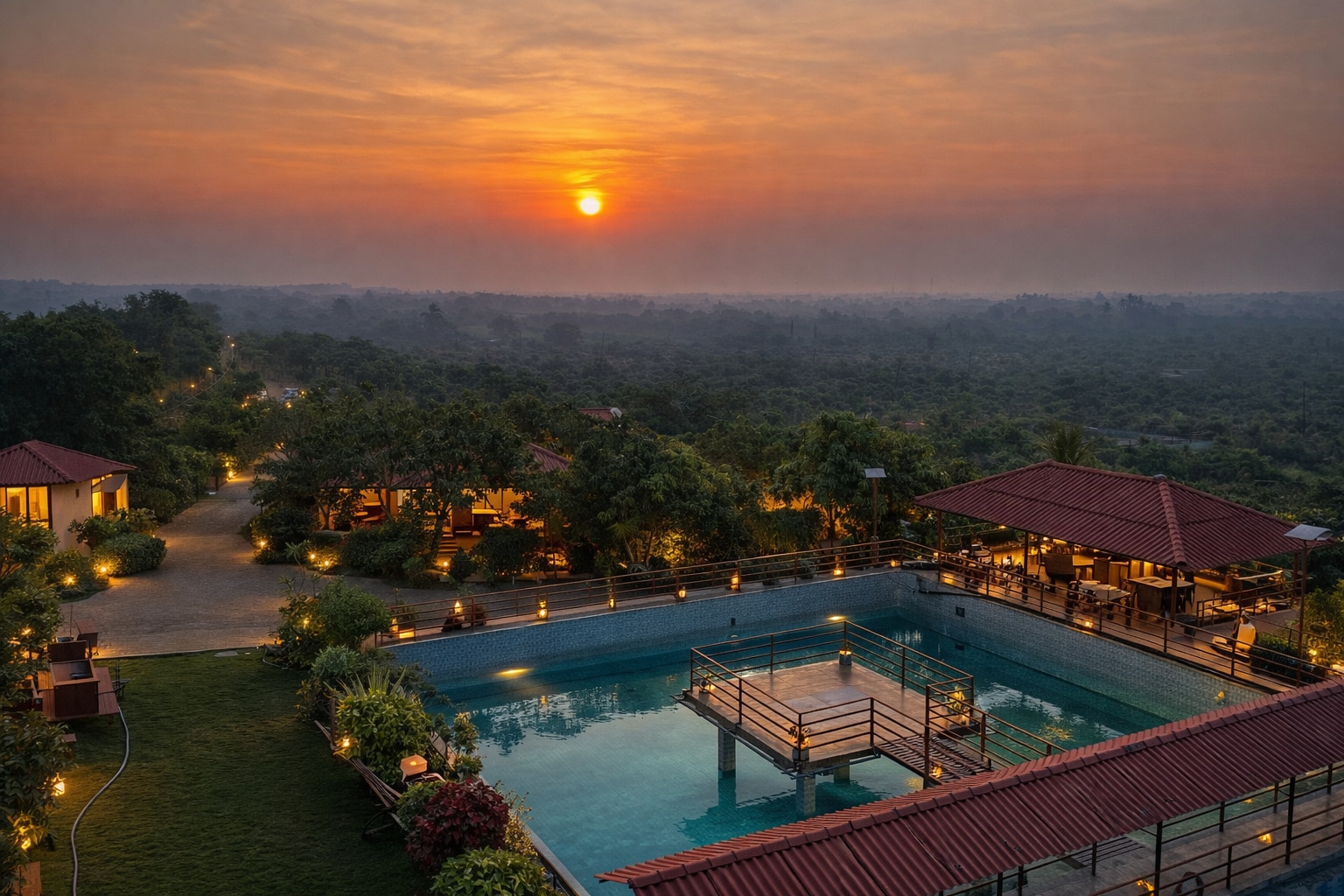 Rooms of Hiran Gir Retreat - Resort in Sasan Gir