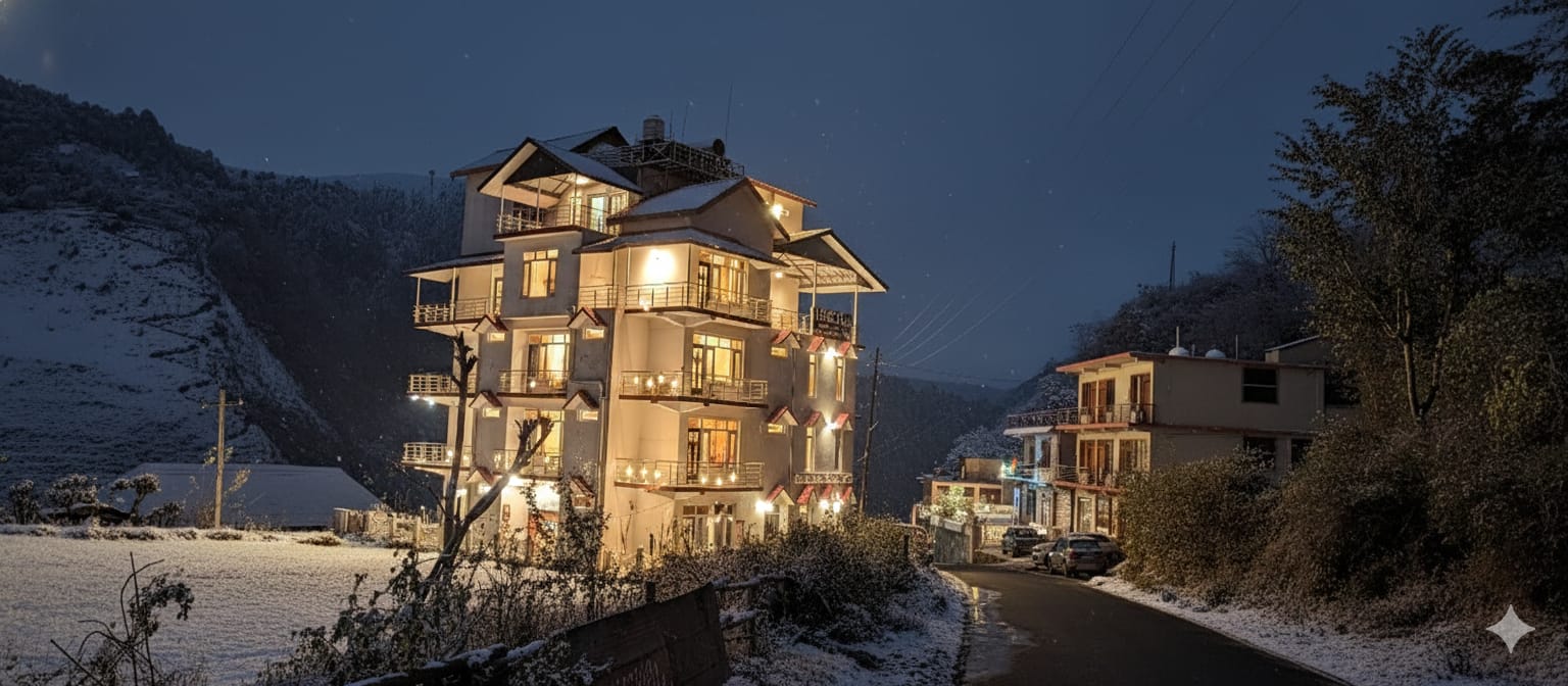 Hotel Prashar Valley View 𝗕𝗢𝗢𝗞 Mandi Hotel