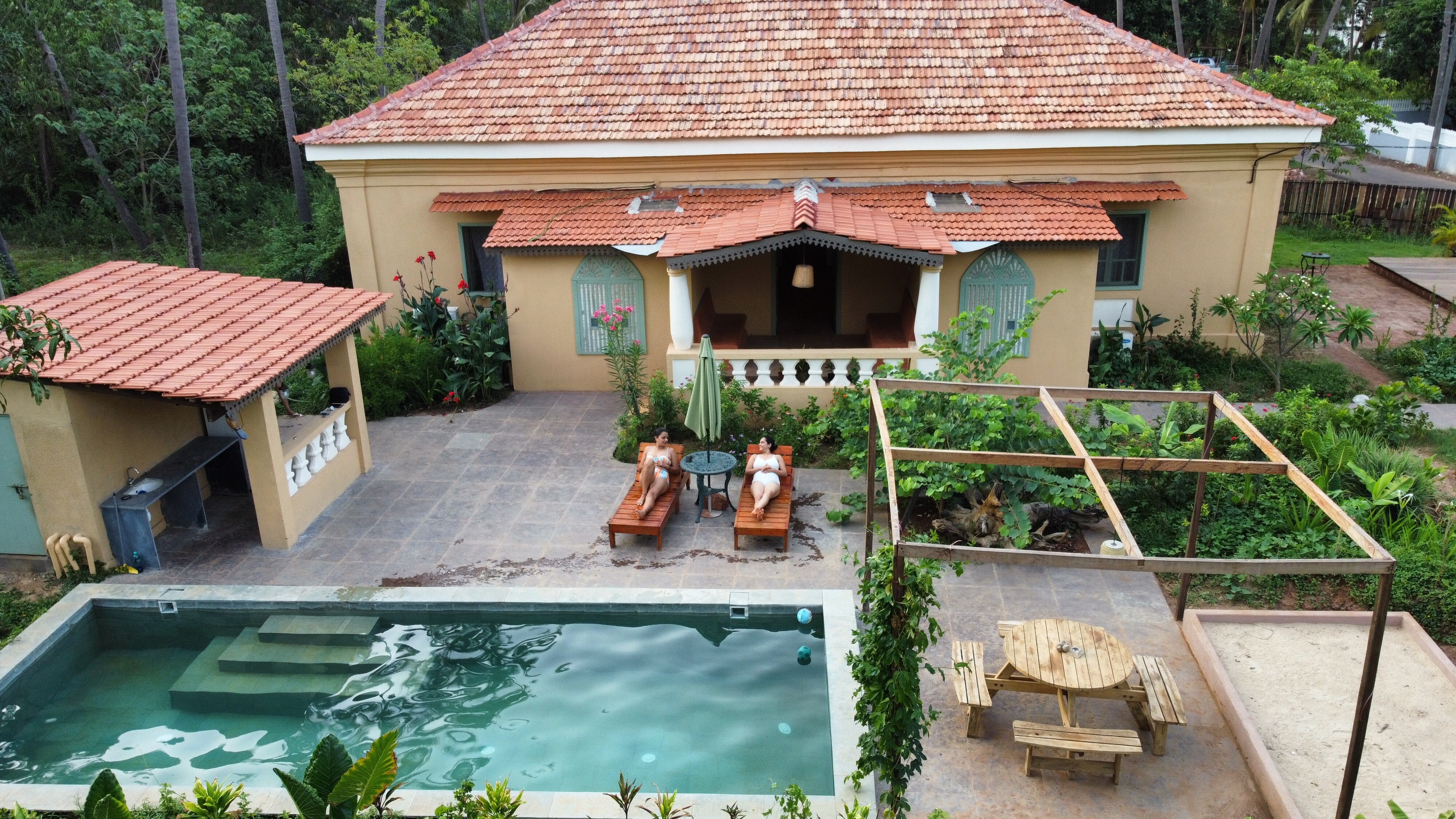 Photos of Caju Grove The Big Yellow Goan House - Villa in Goa