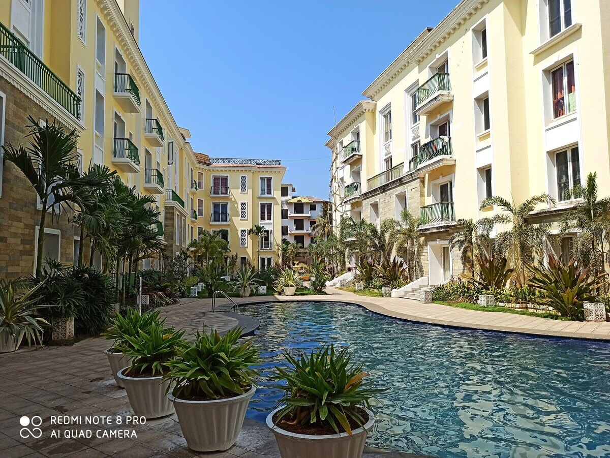 Areia De Goa - Sunset By Leela Homes 𝗕𝗢𝗢𝗞 Goa Apartment