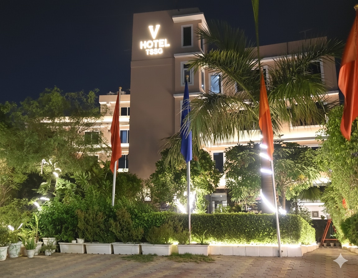 V Hotel TSSG near Delhi IGI Airport 𝗕𝗢𝗢𝗞 Delhi Hotel