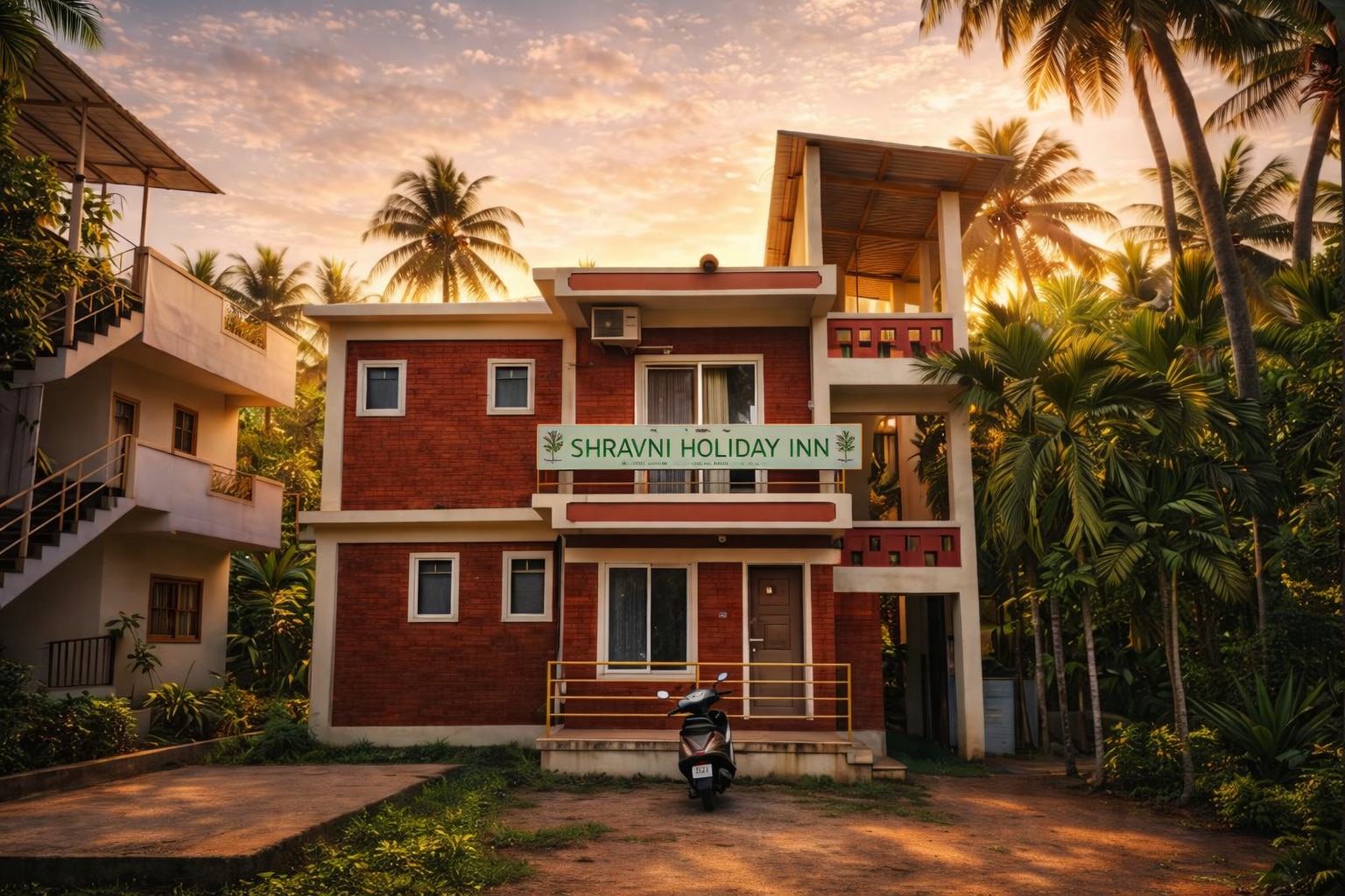 Shravni Holiday Inn 𝗕𝗢𝗢𝗞 Diveagar Resort