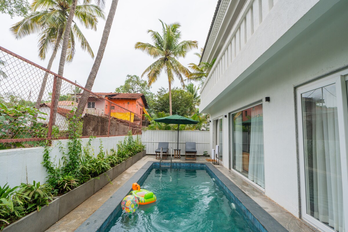 Villa Zaia 3Bed W/Pvt Pool In Assagao North Goa 𝗕𝗢𝗢𝗞 Goa Villa