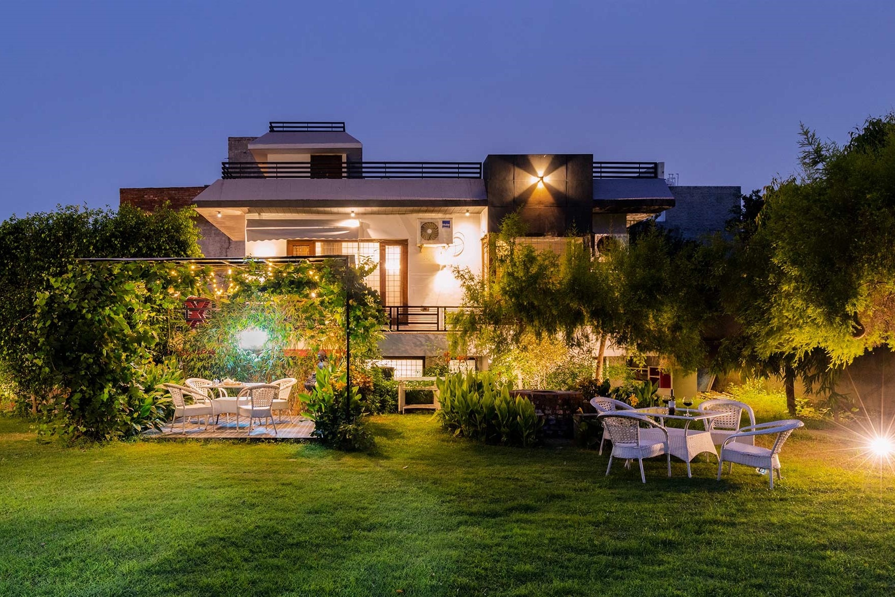StayVista at The Magnolia Farm w/ Indoor Pool & Jacuzzi 𝗕𝗢𝗢𝗞 Amritsar ...