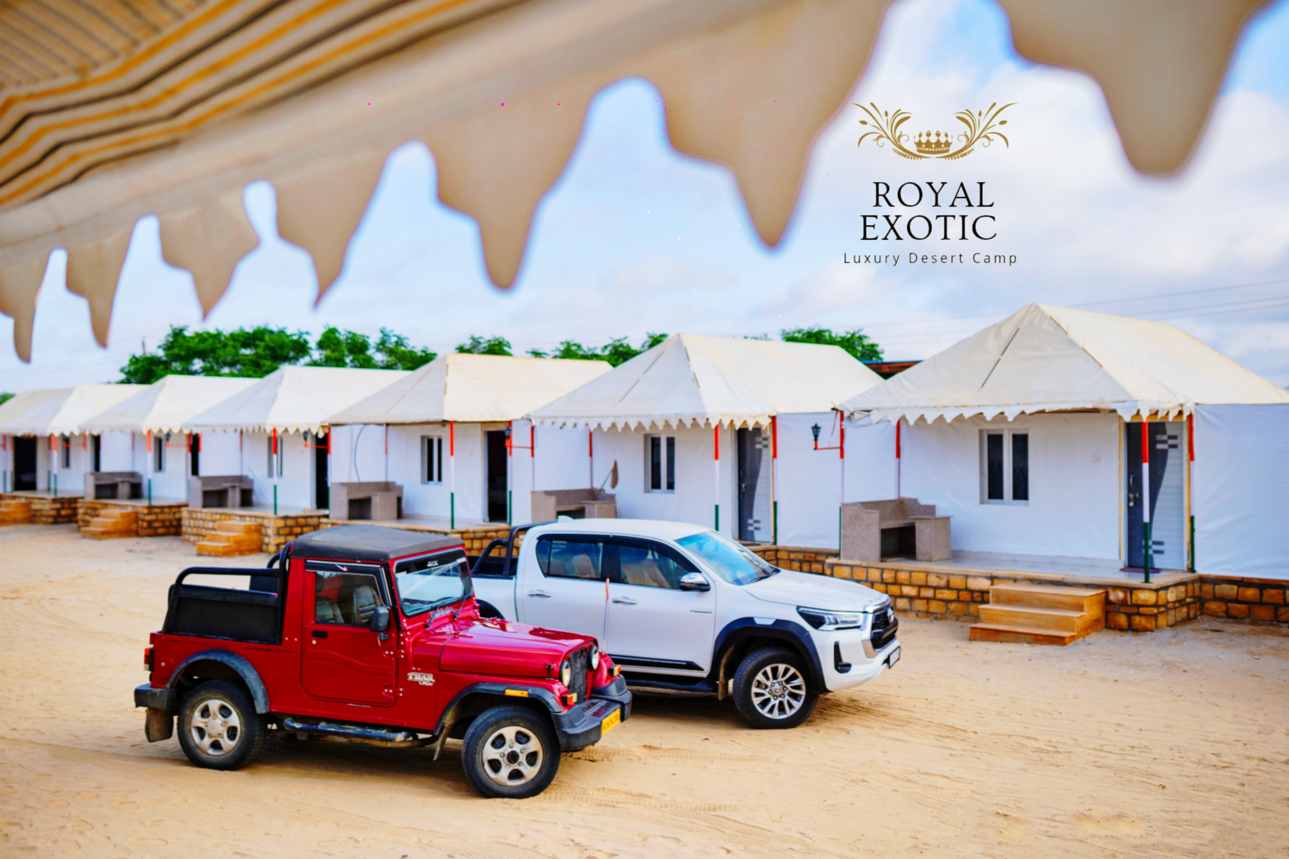 Royal Exotic luxury desert camp 𝗕𝗢𝗢𝗞 Jaisalmer Camp