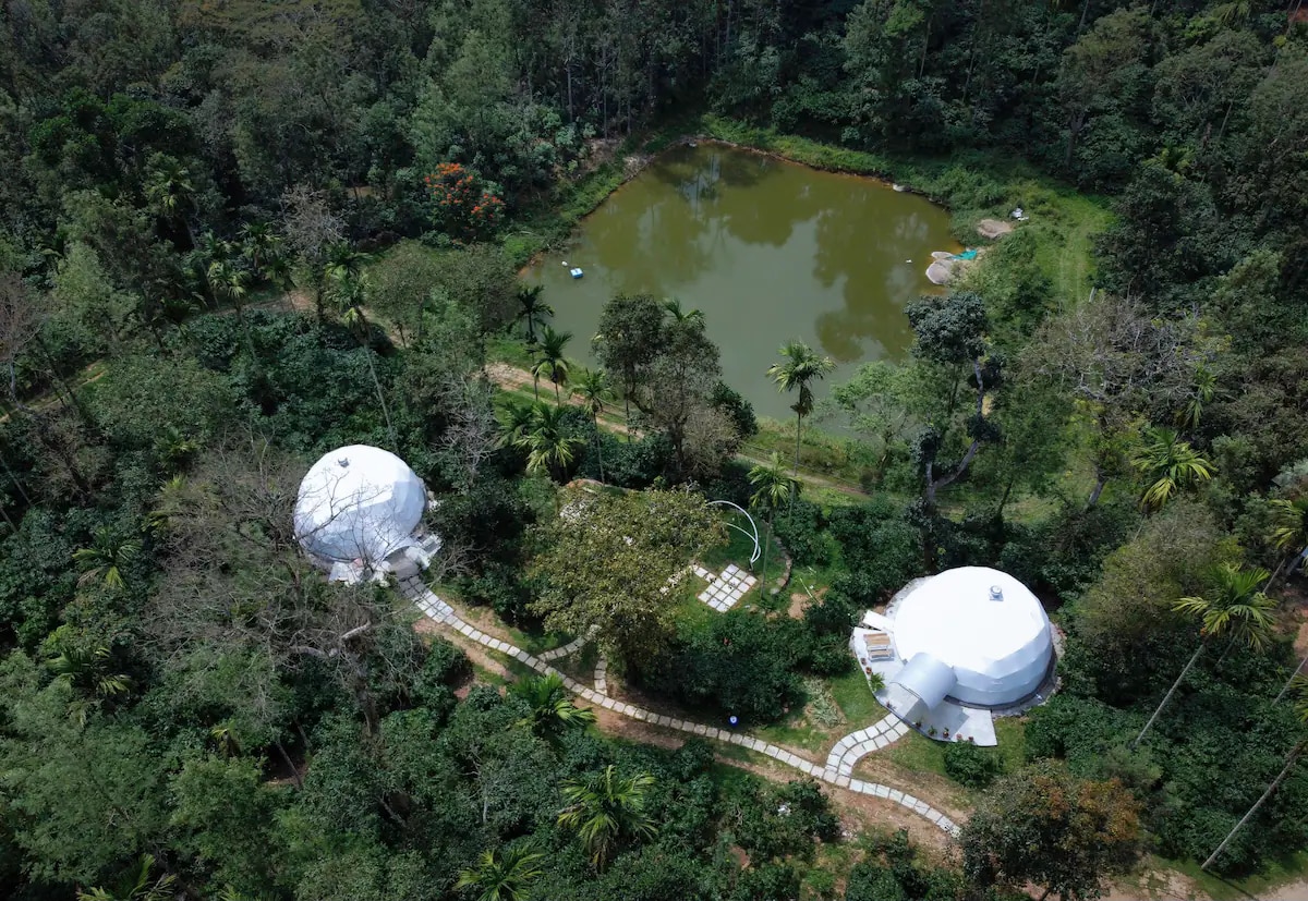 GeoLux Luxurious Geodesic Domes 𝗕𝗢𝗢𝗞 Chikmagalur Homestay