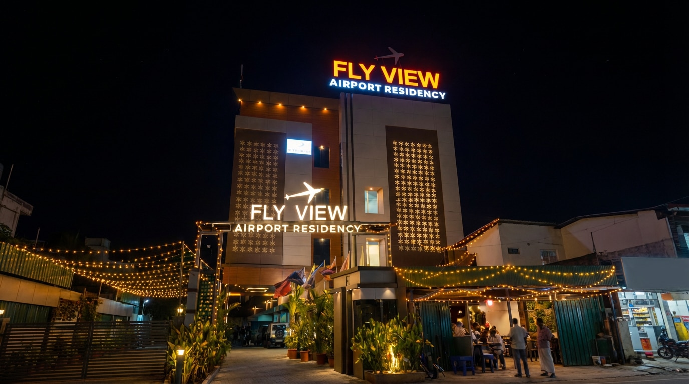 FLY VIEW Airport Residency 𝗕𝗢𝗢𝗞 Cochin Hotel