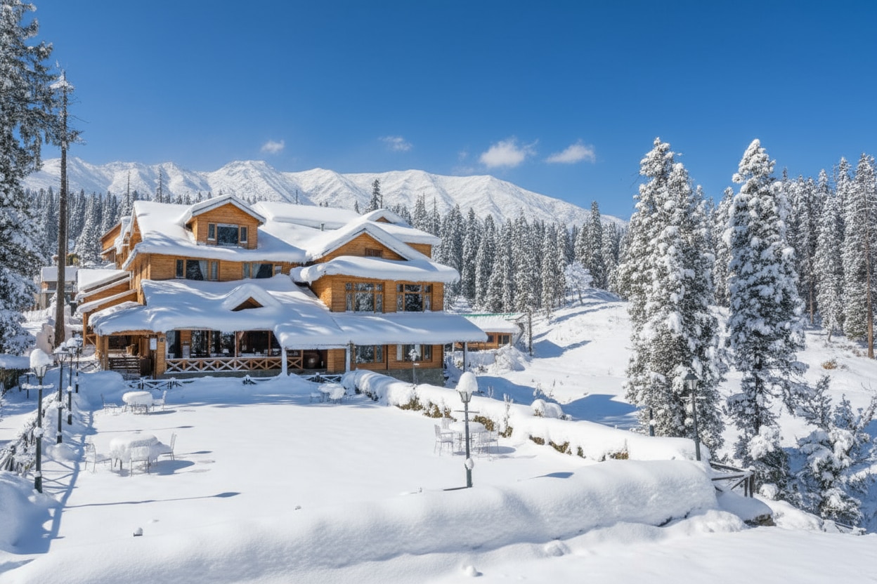 Heevan Retreat - Gondola & Ski Slope Side - Alpine Luxury, Gulmarg ...
