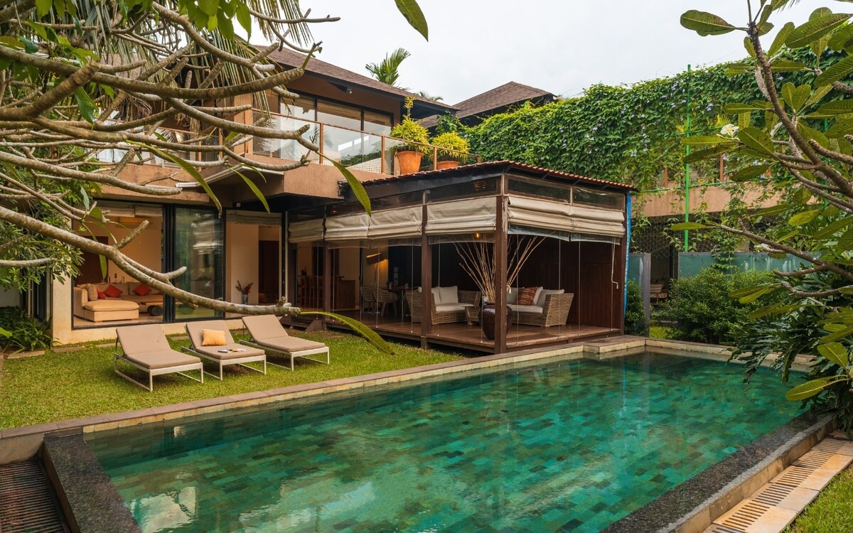 PuraVida (2)-3BHK Villa, Pvt. Pool in Anjuna 𝗕𝗢𝗢𝗞 Goa Villa