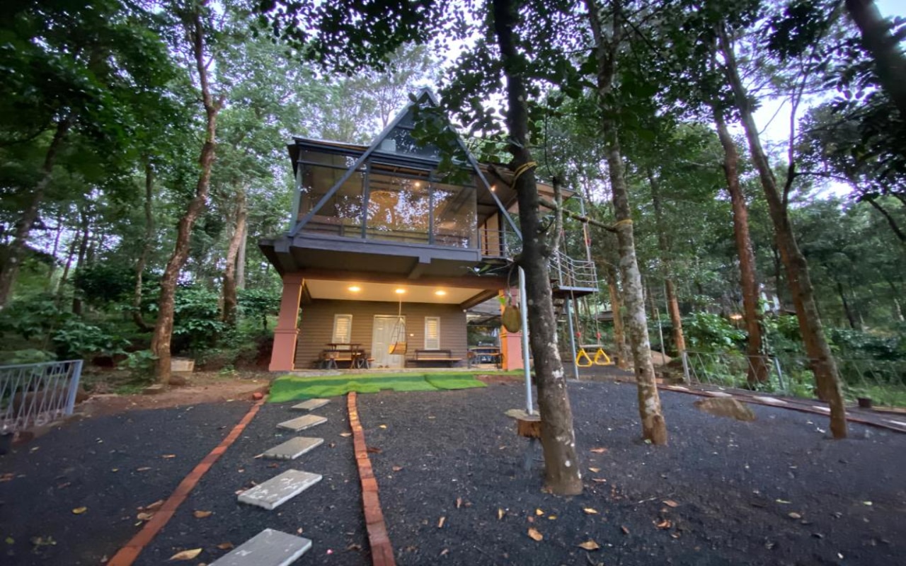 Wildroot Stay Aster Chalet 𝗕𝗢𝗢𝗞 Wayanad Tree house