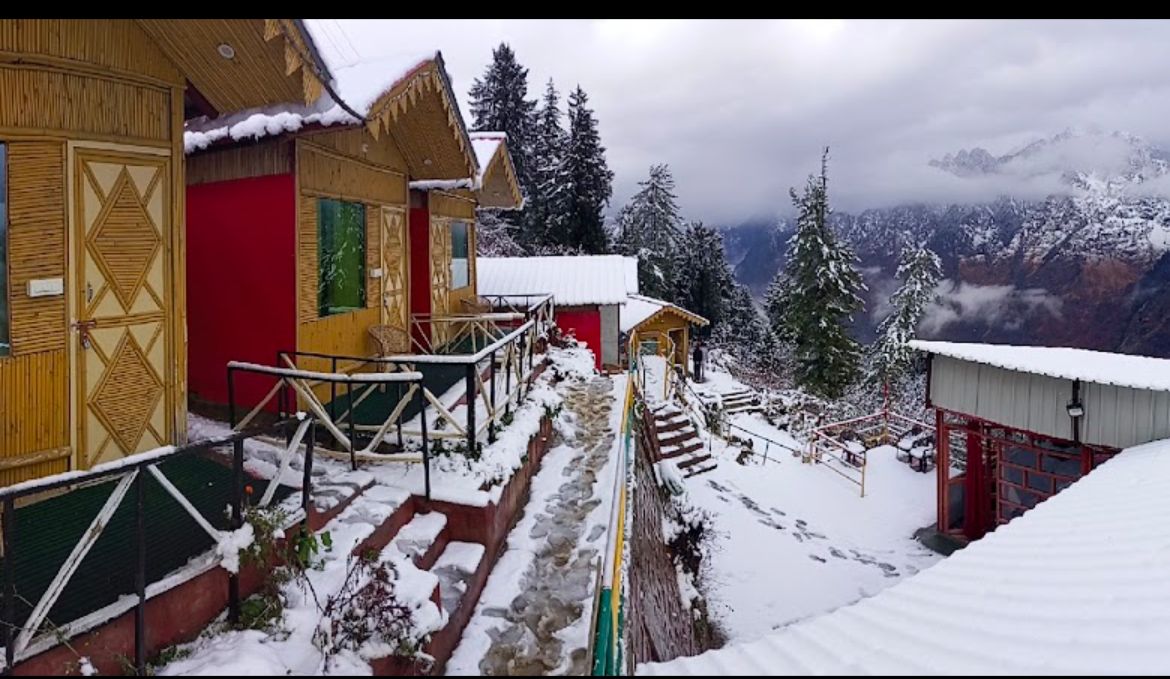 The Auli Bamboo House 𝗕𝗢𝗢𝗞 Joshimath Cottage