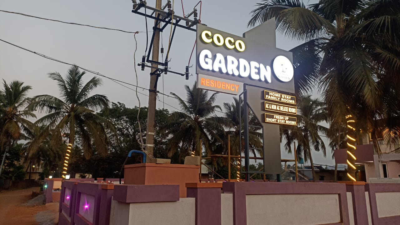 Coco Garden Residency 𝗕𝗢𝗢𝗞 Murudeshwar Homestay