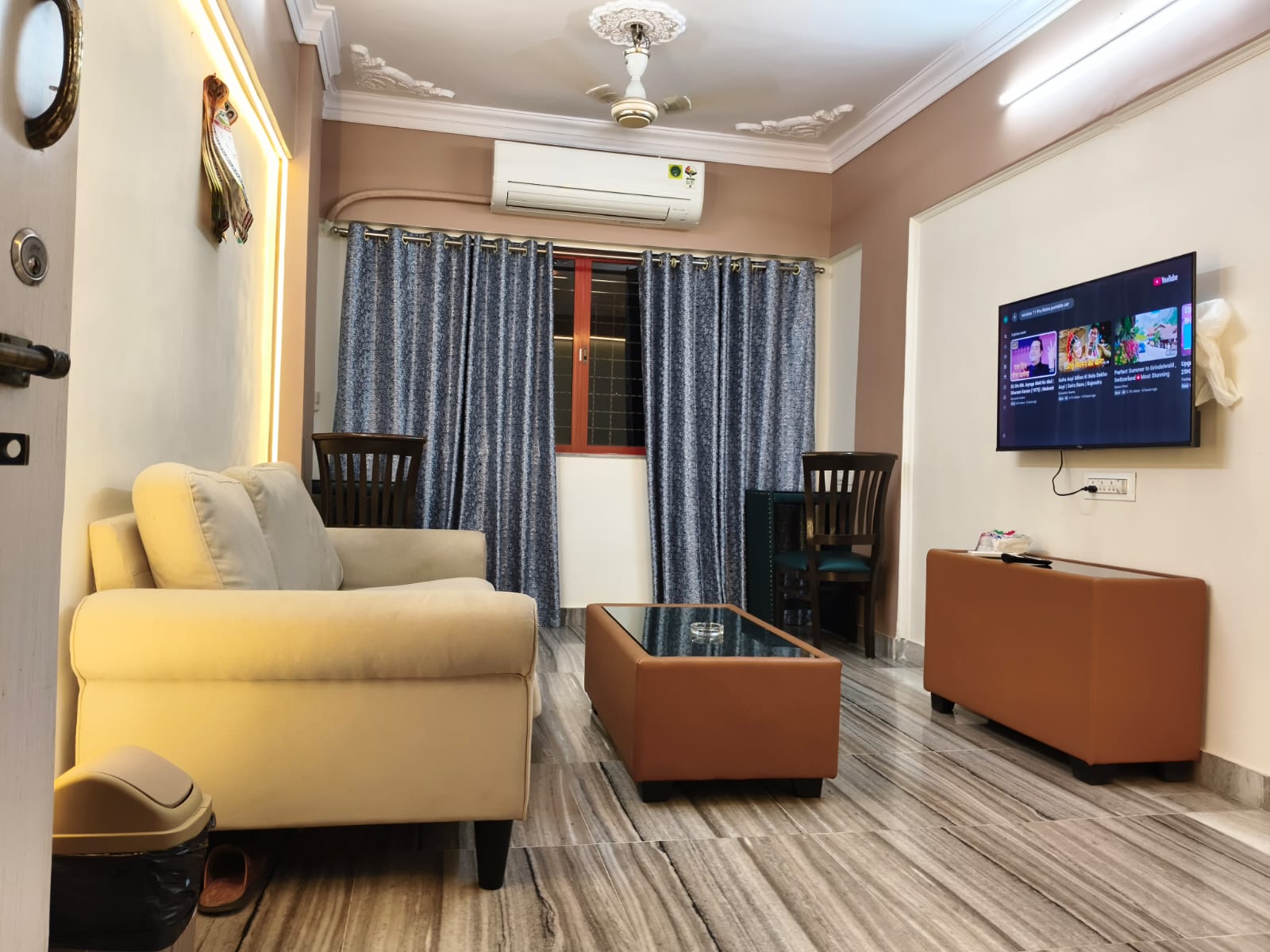 City Homes Bright 2BHK Fully Furnished Apartment 𝗕𝗢𝗢𝗞 Mumbai Apartment