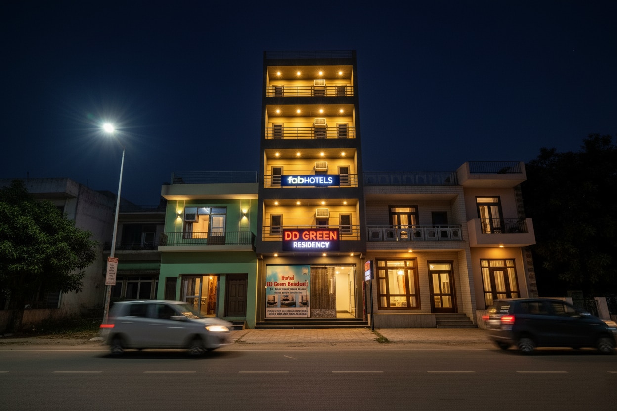 FabHotel DD Green Residency 𝗕𝗢𝗢𝗞 Delhi Hotel