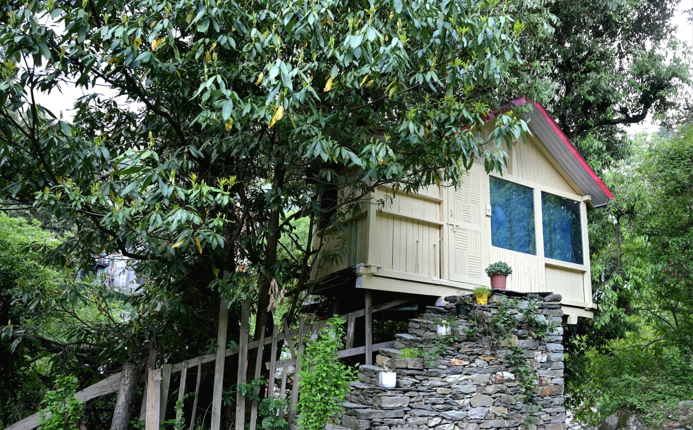 Jibhi Village Tree House 𝗕𝗢𝗢𝗞 Jibhi Tree house