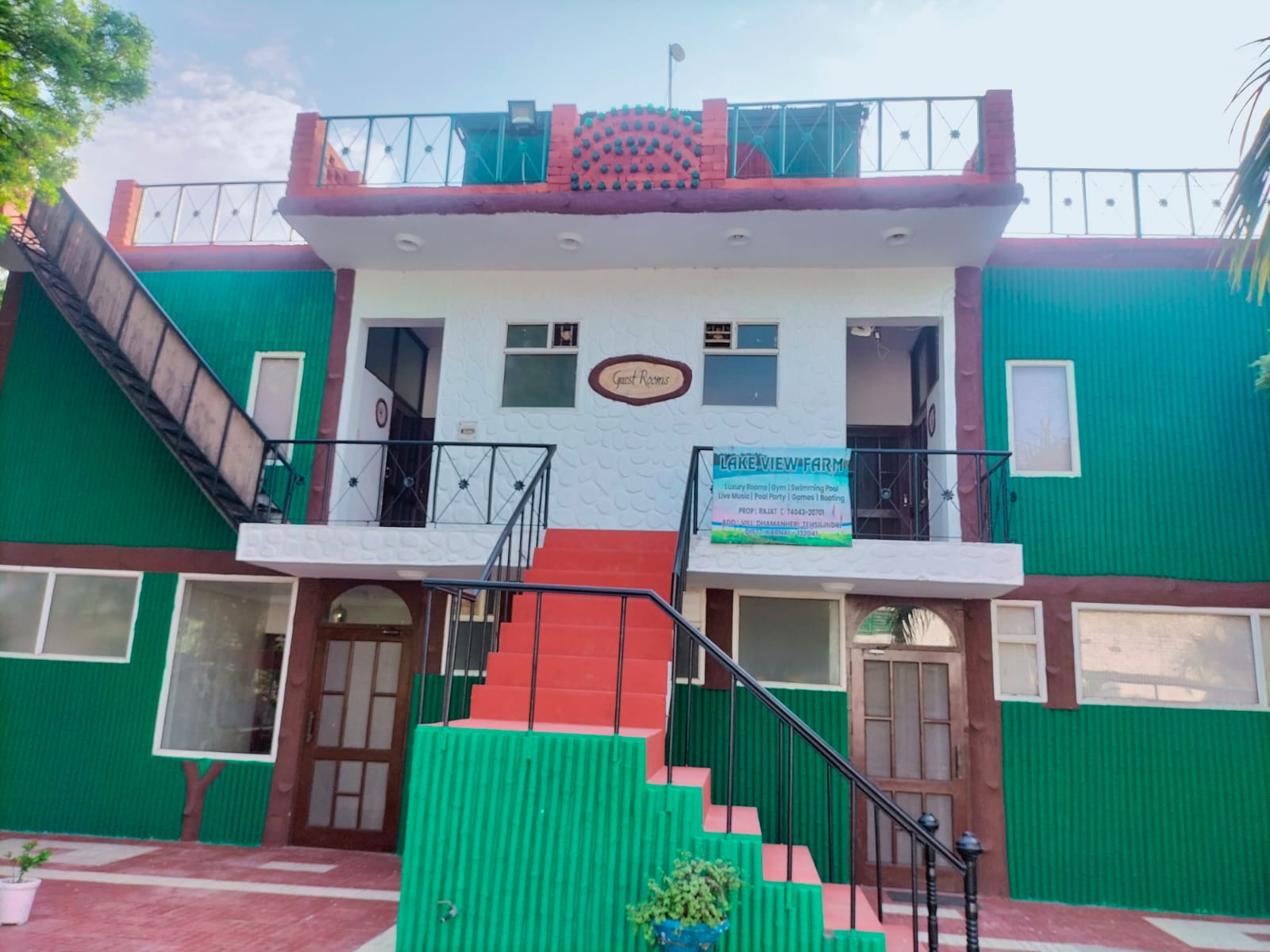 Lake View Farm 𝗕𝗢𝗢𝗞 Karnal Hotel