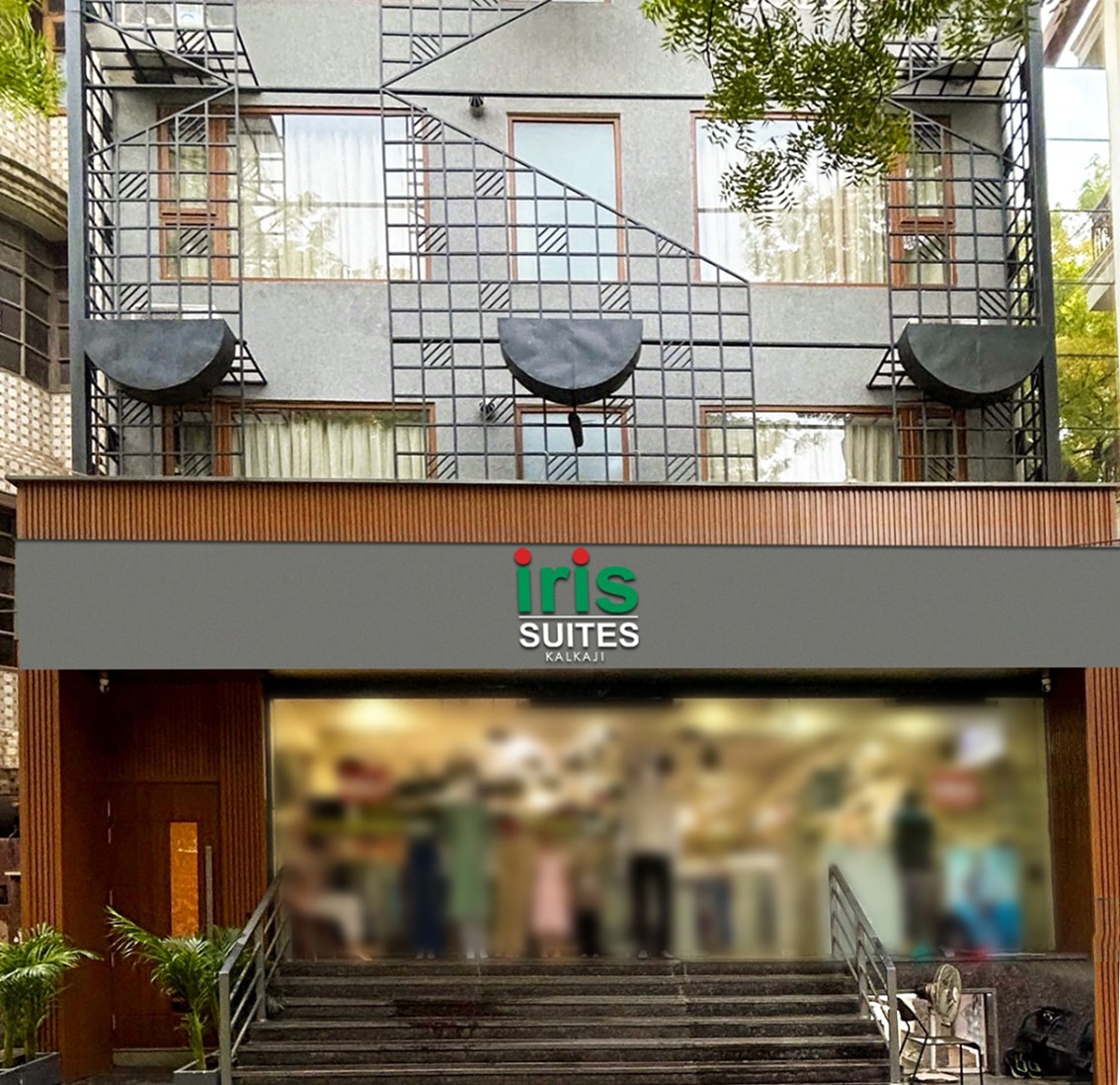 Iris Suites Kalkaji 𝗕𝗢𝗢𝗞 Delhi Hotel