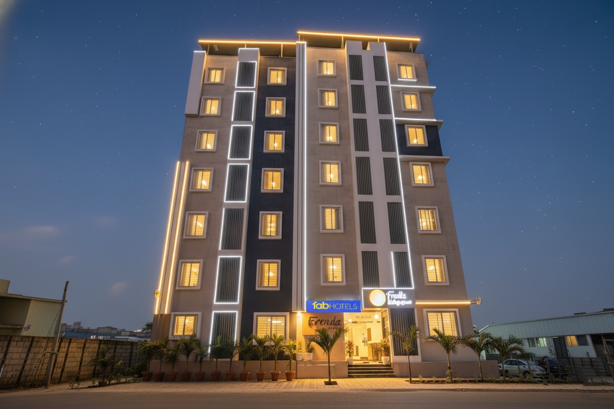 FabHotel Frendz - Nr. Hitech City Metro Station 𝗕𝗢𝗢𝗞 Hyderabad Hotel