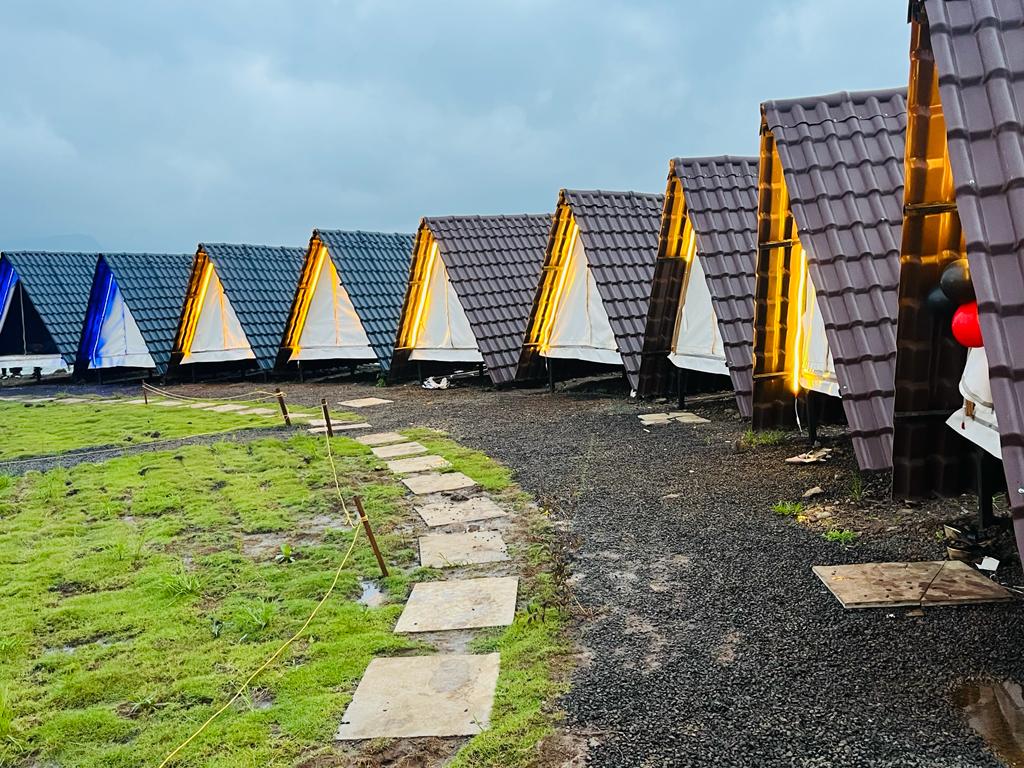 Pawna Camping Triangle Tents 𝗕𝗢𝗢𝗞 Lonavala Cottage