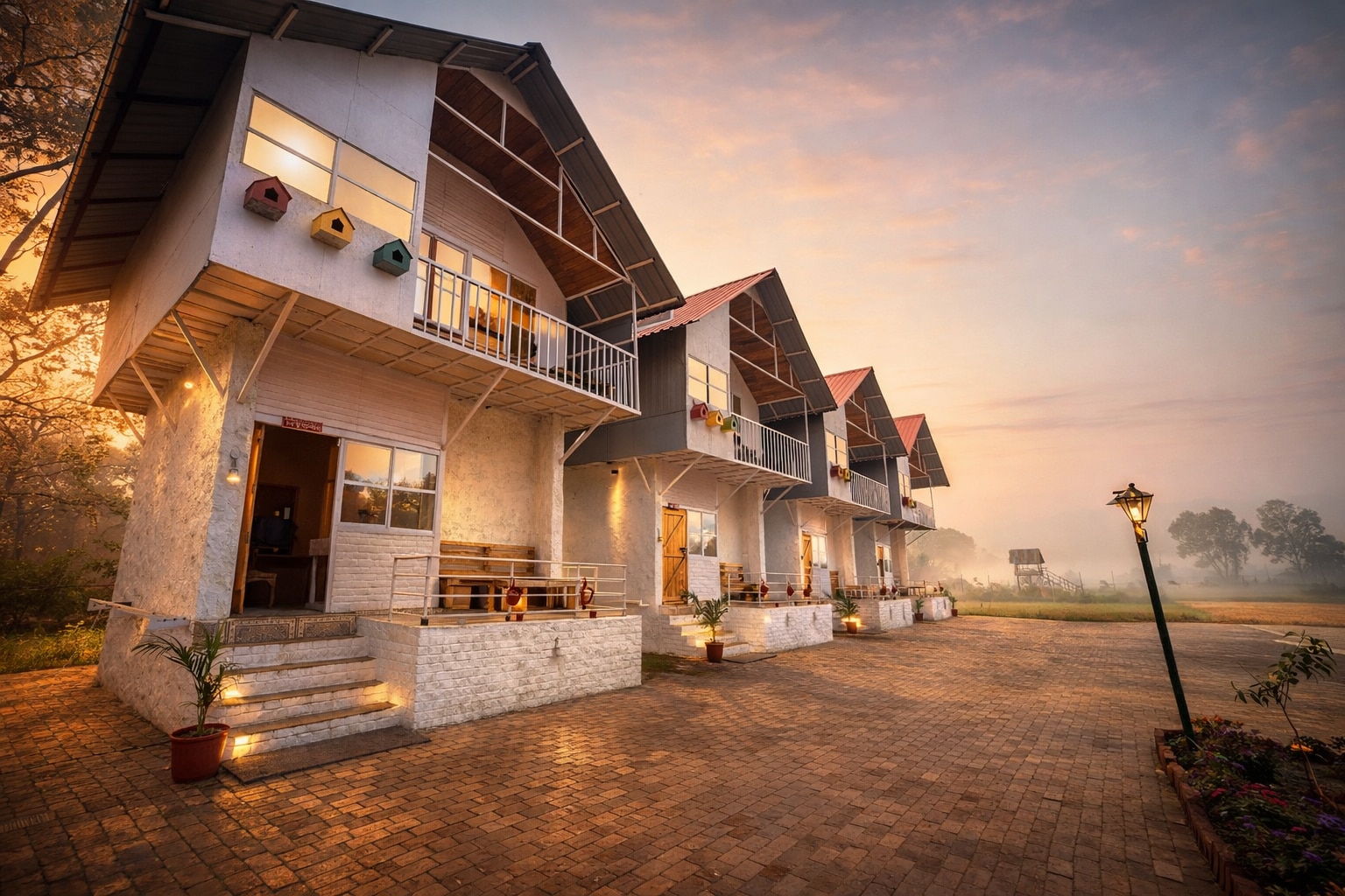 The Pilibhit forest and feast 𝗕𝗢𝗢𝗞 Puranpur Farm House
