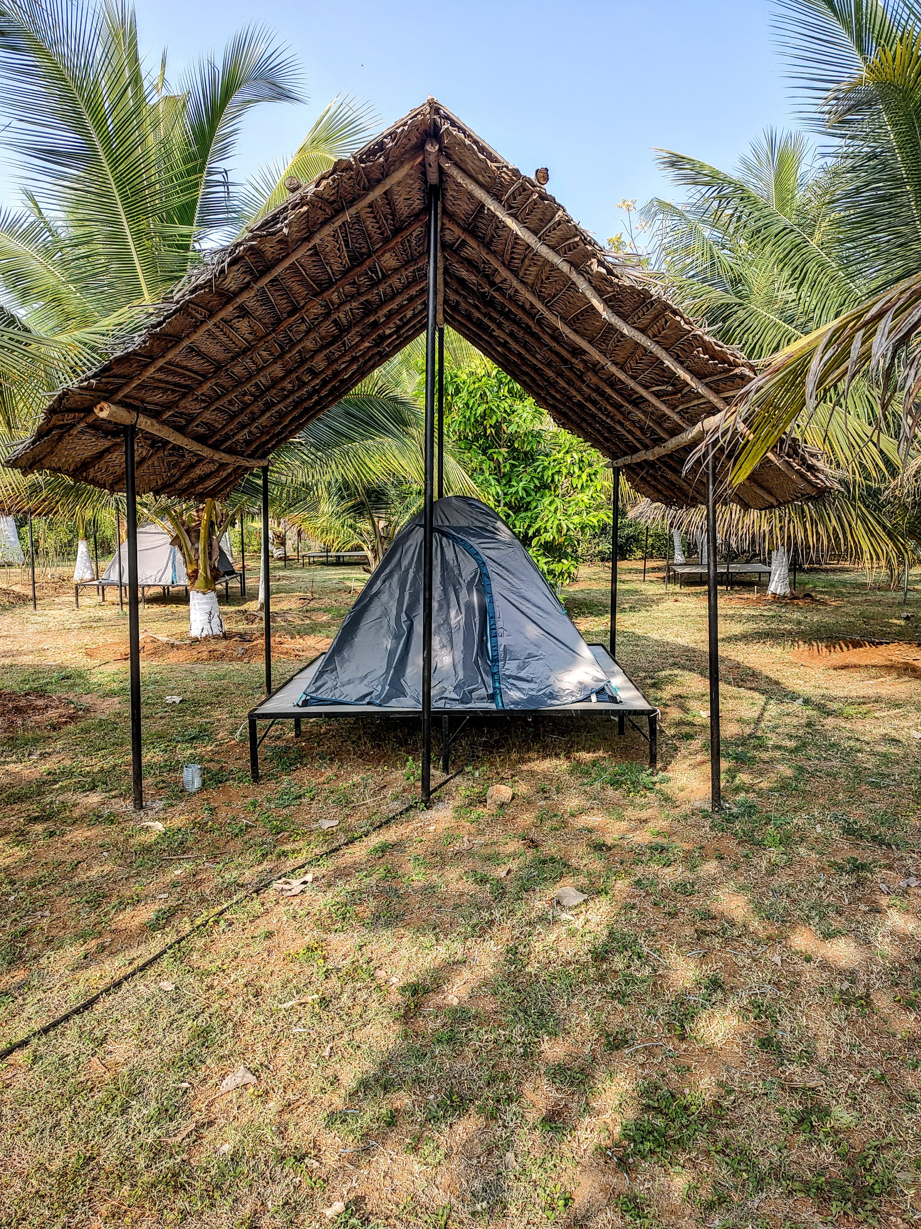 Rooms of Hide and Teak l Nirvana - Farm House in Kanakapura