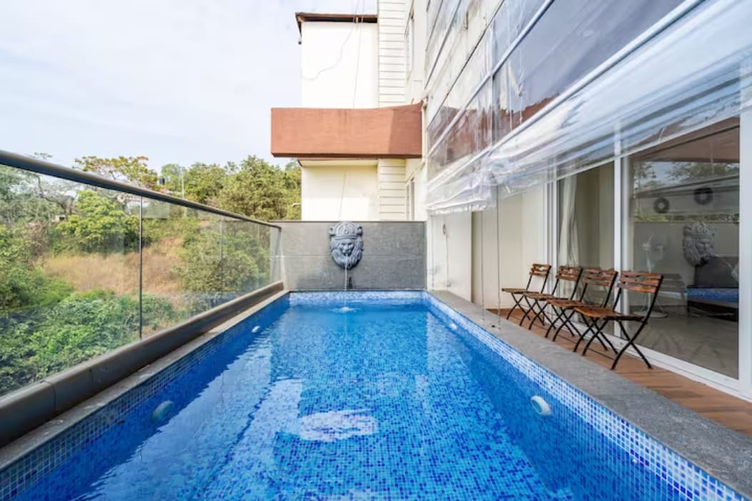 Sage Private Pool Penthouse by Incred Stays 𝗕𝗢𝗢𝗞 Goa Homestay