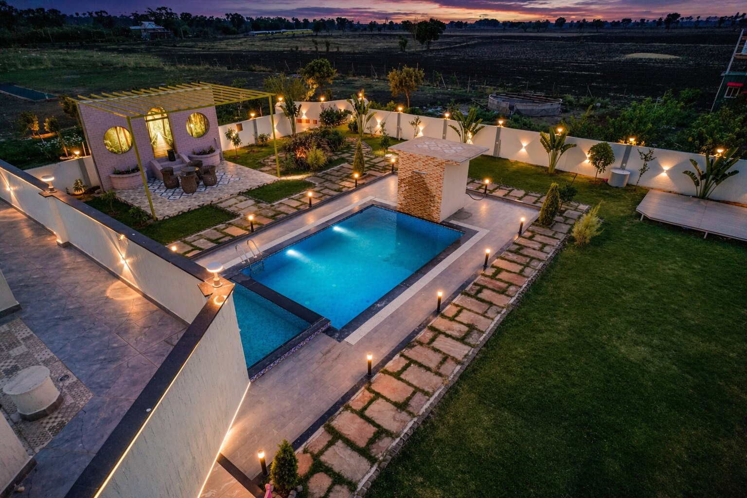 Sanjeevani Farms, Bhopal : A Luxury 5 Bedroom Private Pool Villa 𝗕𝗢𝗢𝗞 ...