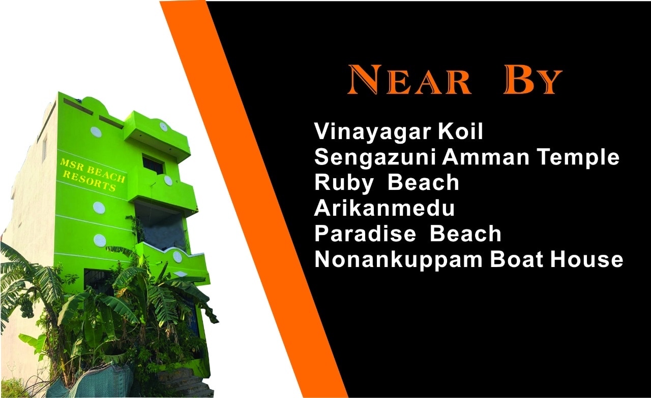MSR BEACH RESORT GROUPS 𝗕𝗢𝗢𝗞 Pondicherry Homestay