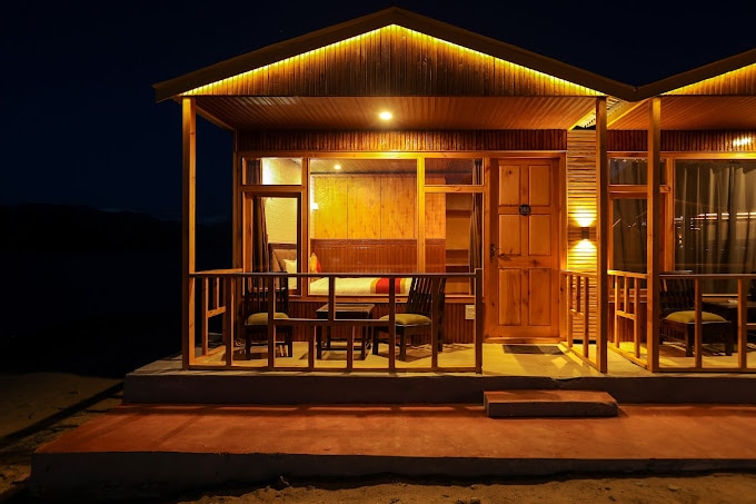 Snow Pine Luxury Wooden Cottage Pangong - Reviews, Photos & Offer