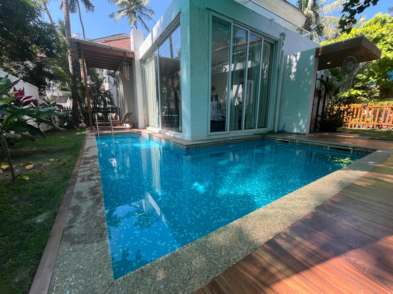 Bohemian Baga 3BHK Private Pool Villa by Incred Stays 𝗕𝗢𝗢𝗞 Goa Villa