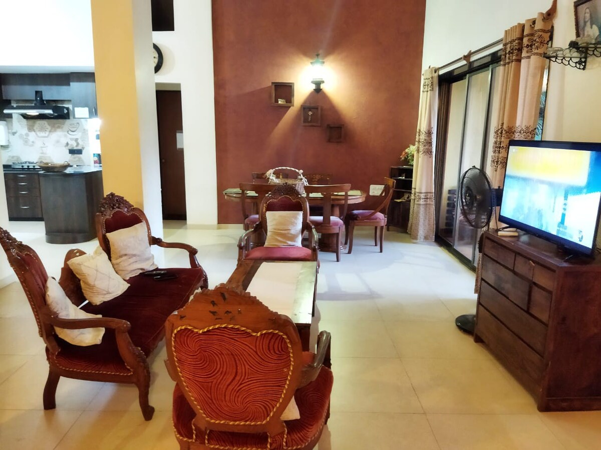 3BHK Luxury House near Baga Calangute C4 𝗕𝗢𝗢𝗞 Goa Villa