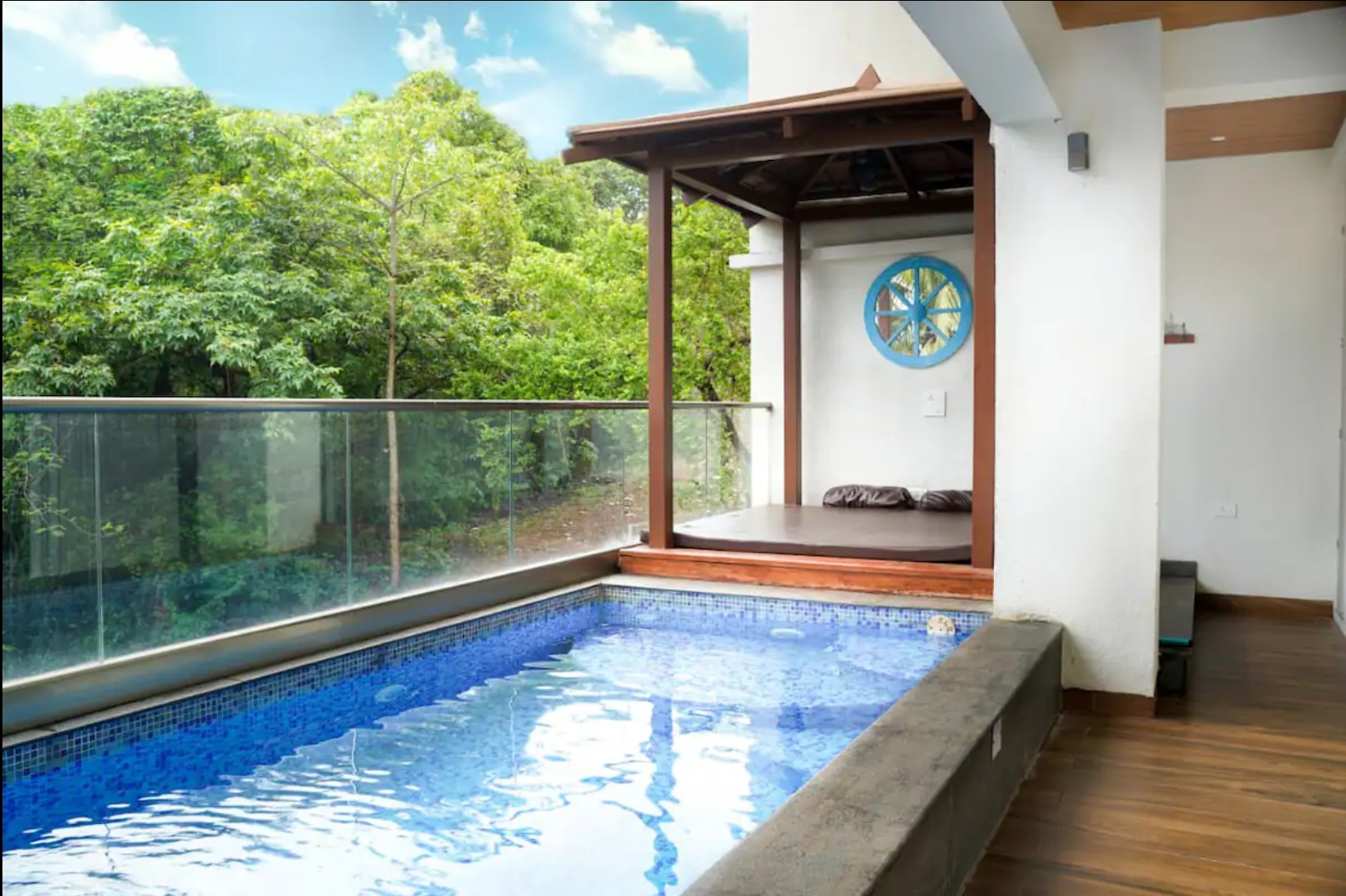 Skyvilla- Luxury Apartment Villa with Private Pool 𝗕𝗢𝗢𝗞 Goa Apartment