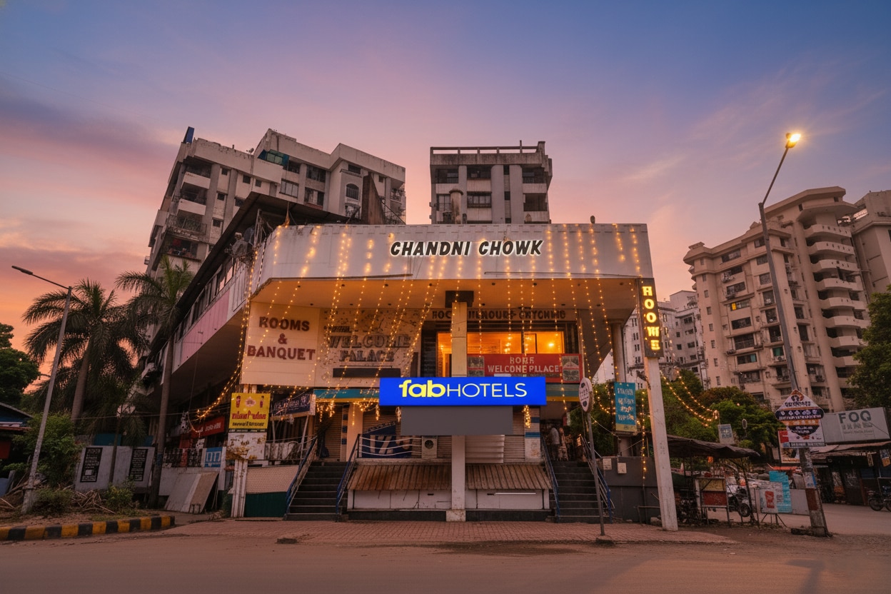 FabHotel Prime Welcome Palace - Inside Chandni Chowk Complex Surat ...