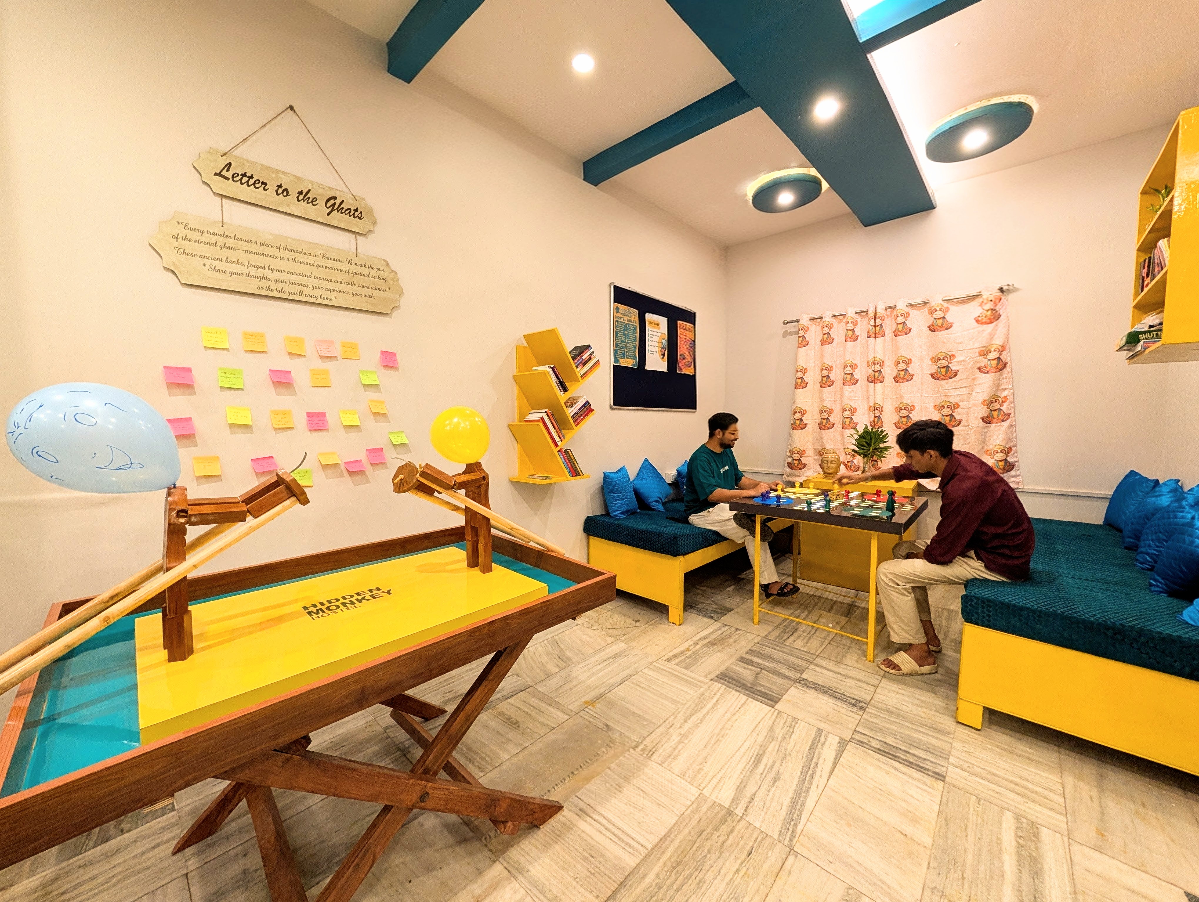 Rooms of Hidden Monkey Hostel, Chet Singh Ghat, Varanasi - Hostel in ...