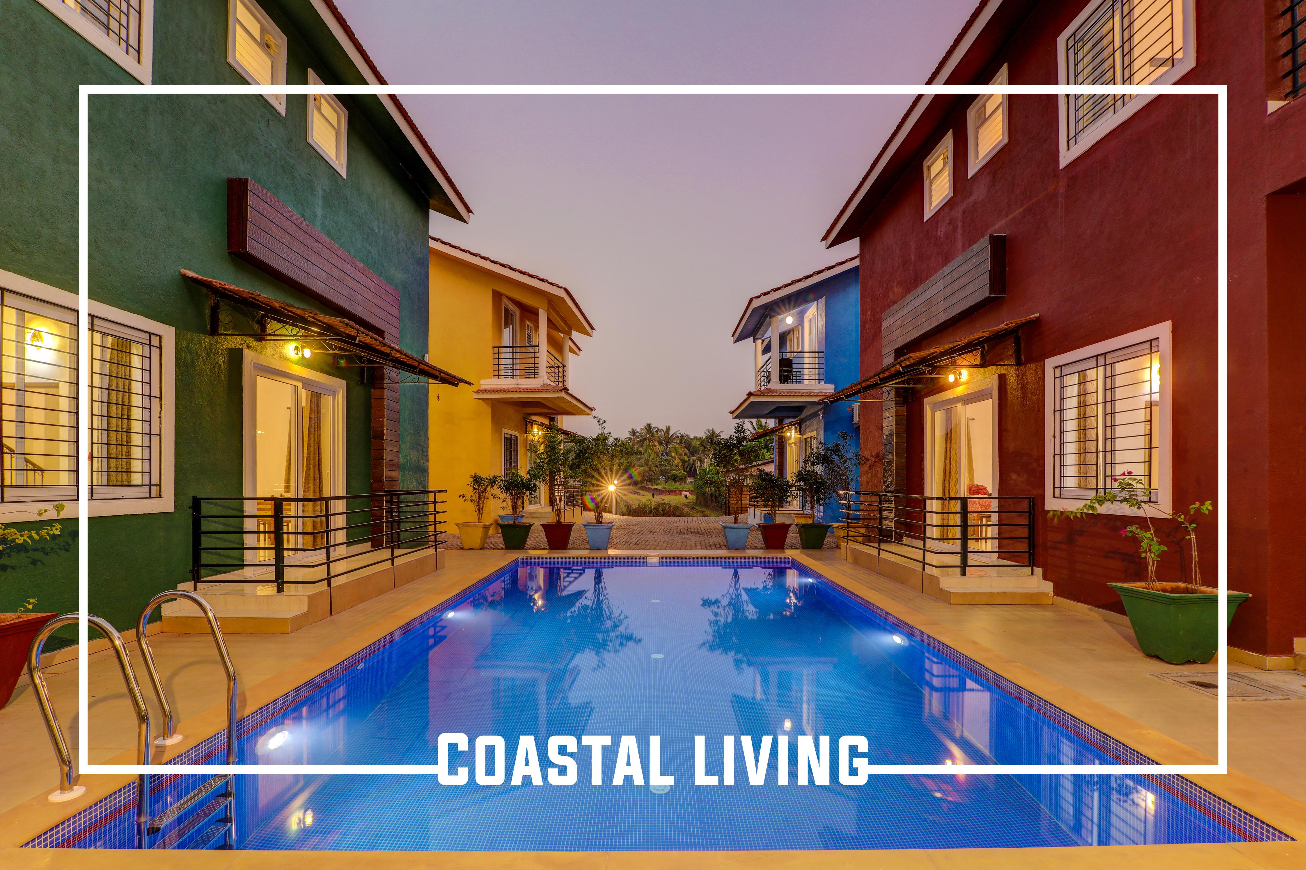 Coastal Living - 3BHK Villa - Private Pool - North Goa 𝗕𝗢𝗢𝗞 Goa Villa