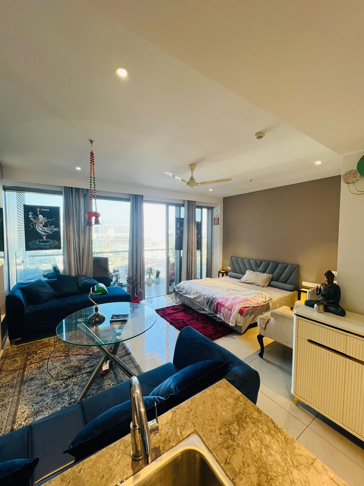 Luxury Studios Key 7 𝗕𝗢𝗢𝗞 Gurgaon Apartment
