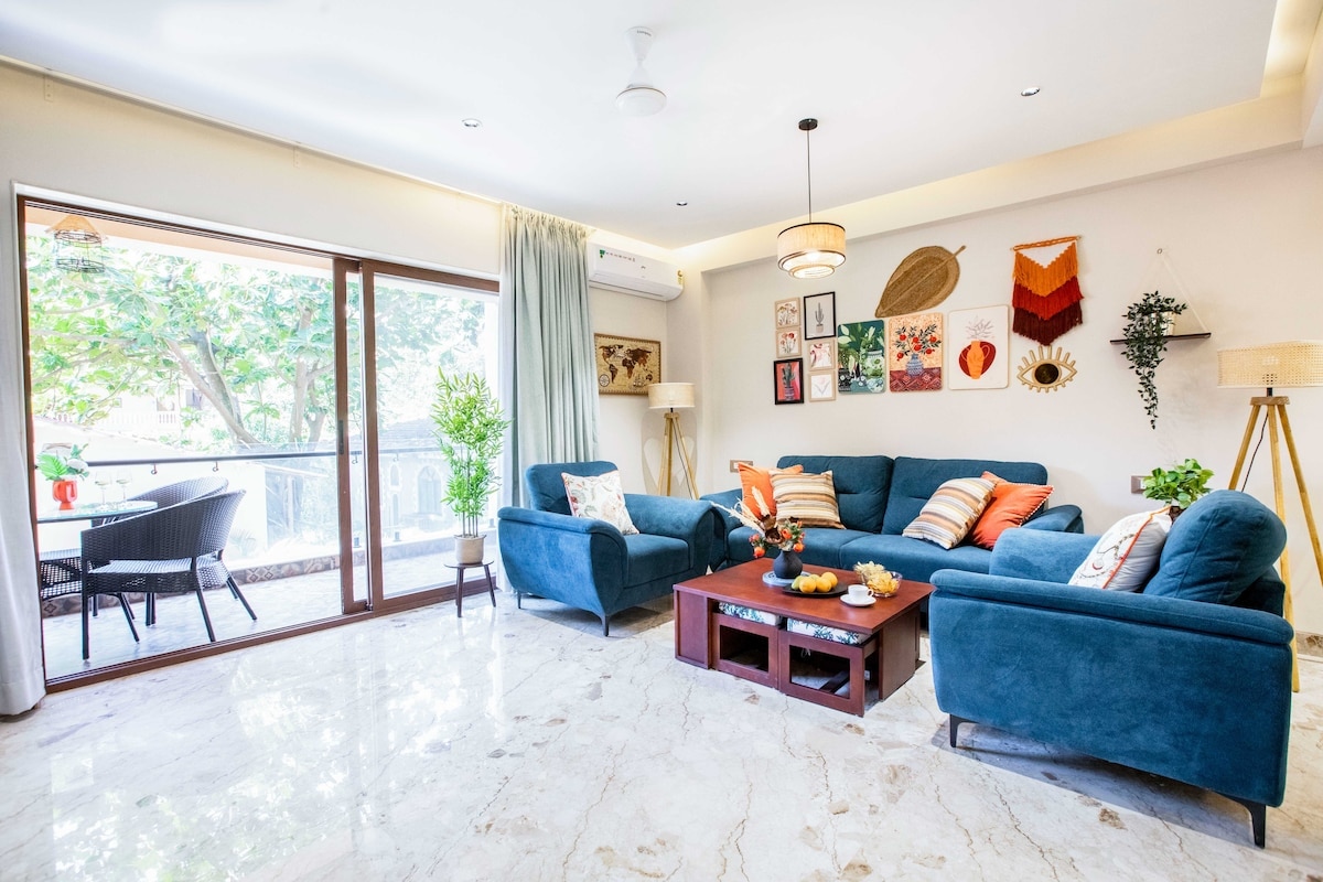 tisyastays | AKD Home 2BHK Apartment with Pool & Gym , Close to beach ...